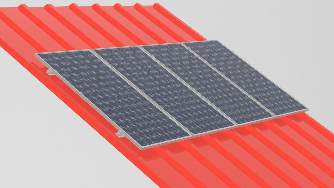 Solar Panel Roof - 3D Model by Marius B