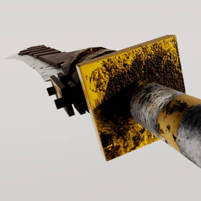 Junkey Sword - 3D Model by MARKOaf