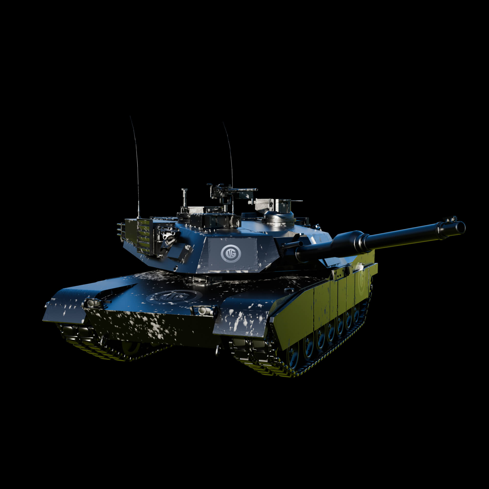 M1 Abrams Tank - 3D Model by MARKOaf