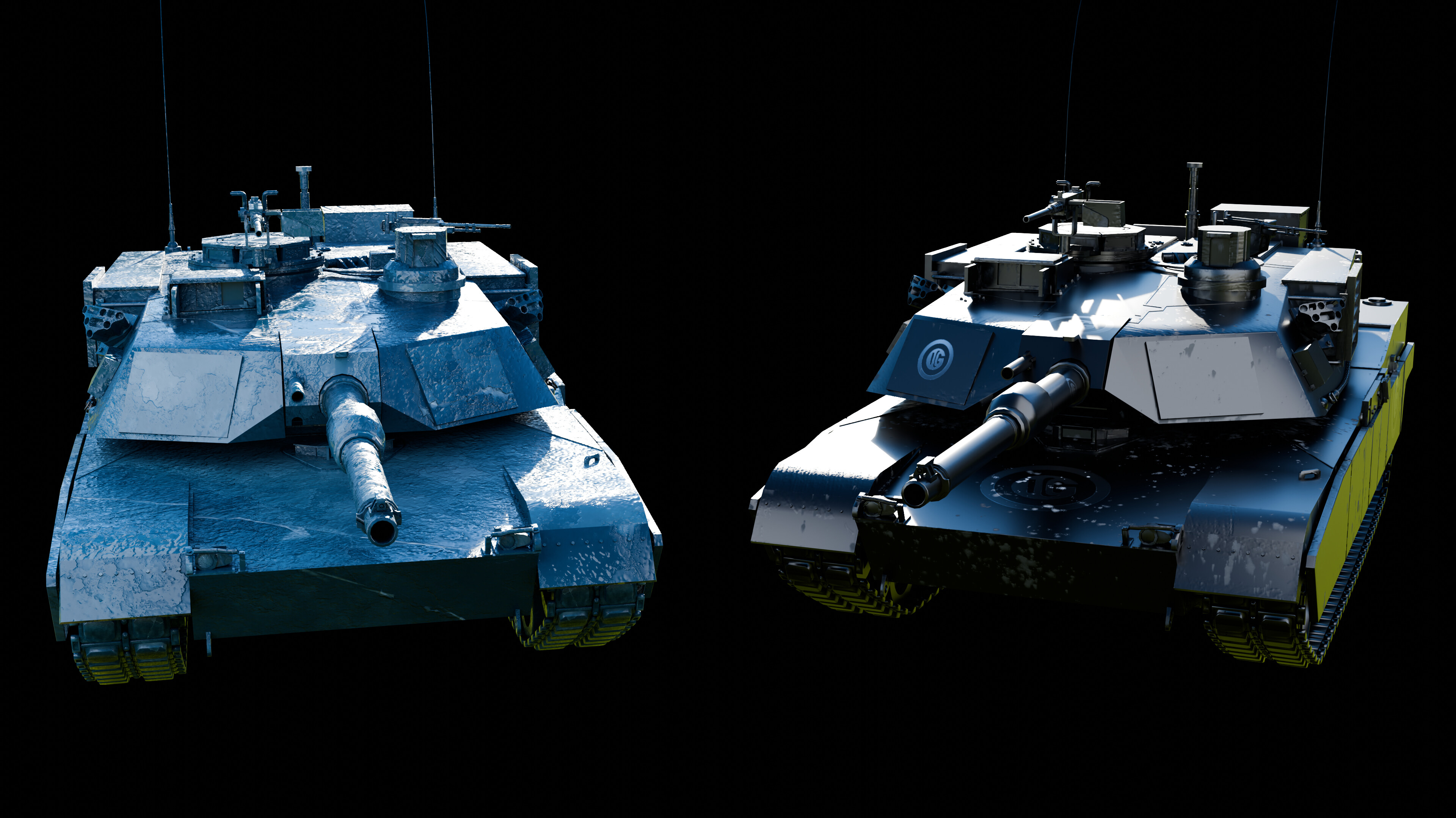M1 Abrams Tank - 3D Model by MARKOaf