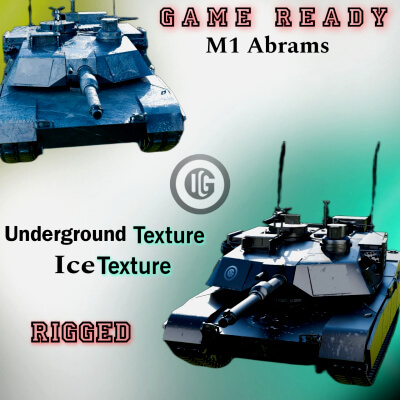 M1 Abrams Tank - 3D Model by MARKOaf