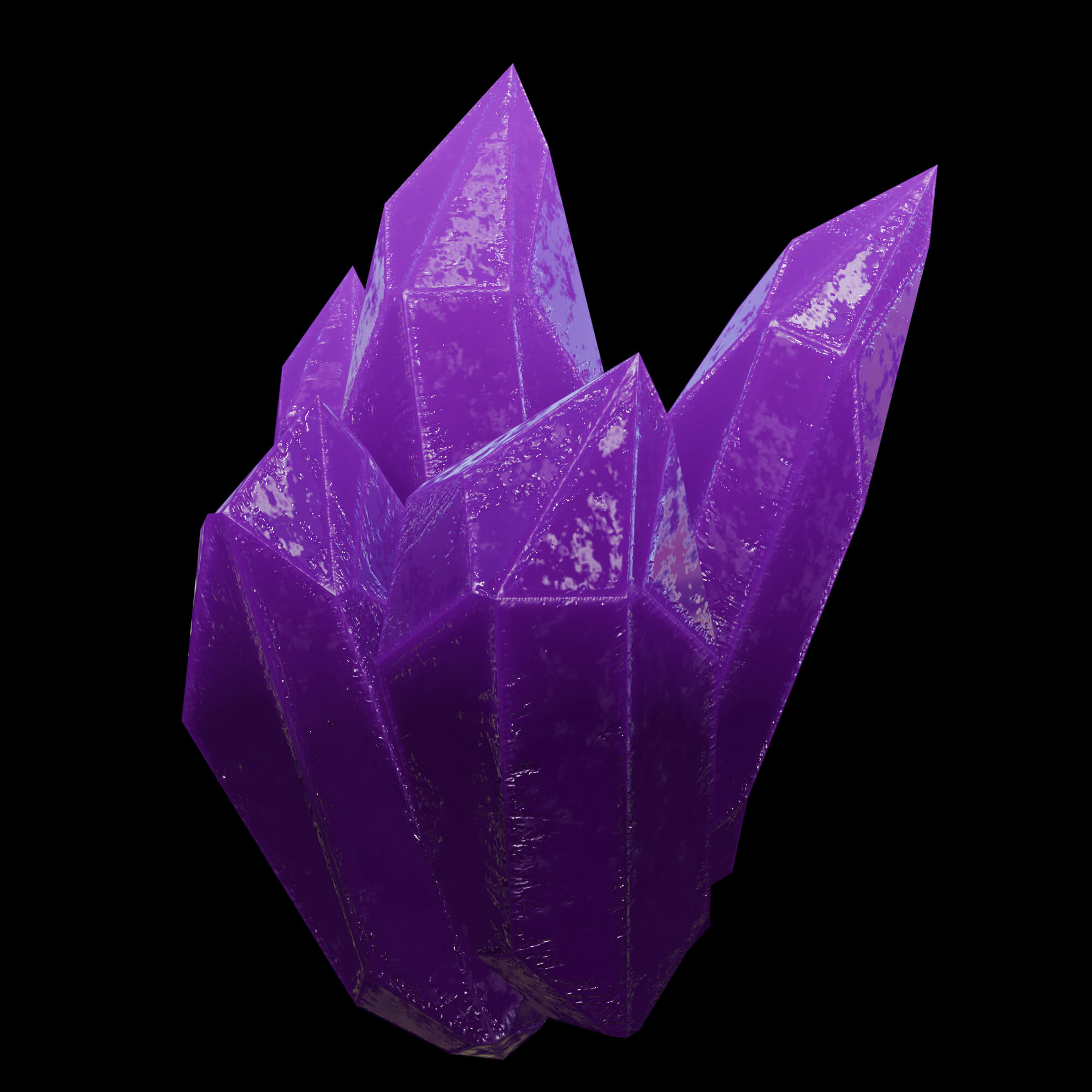 Magical Crystals - 3D Model by MARKOaf