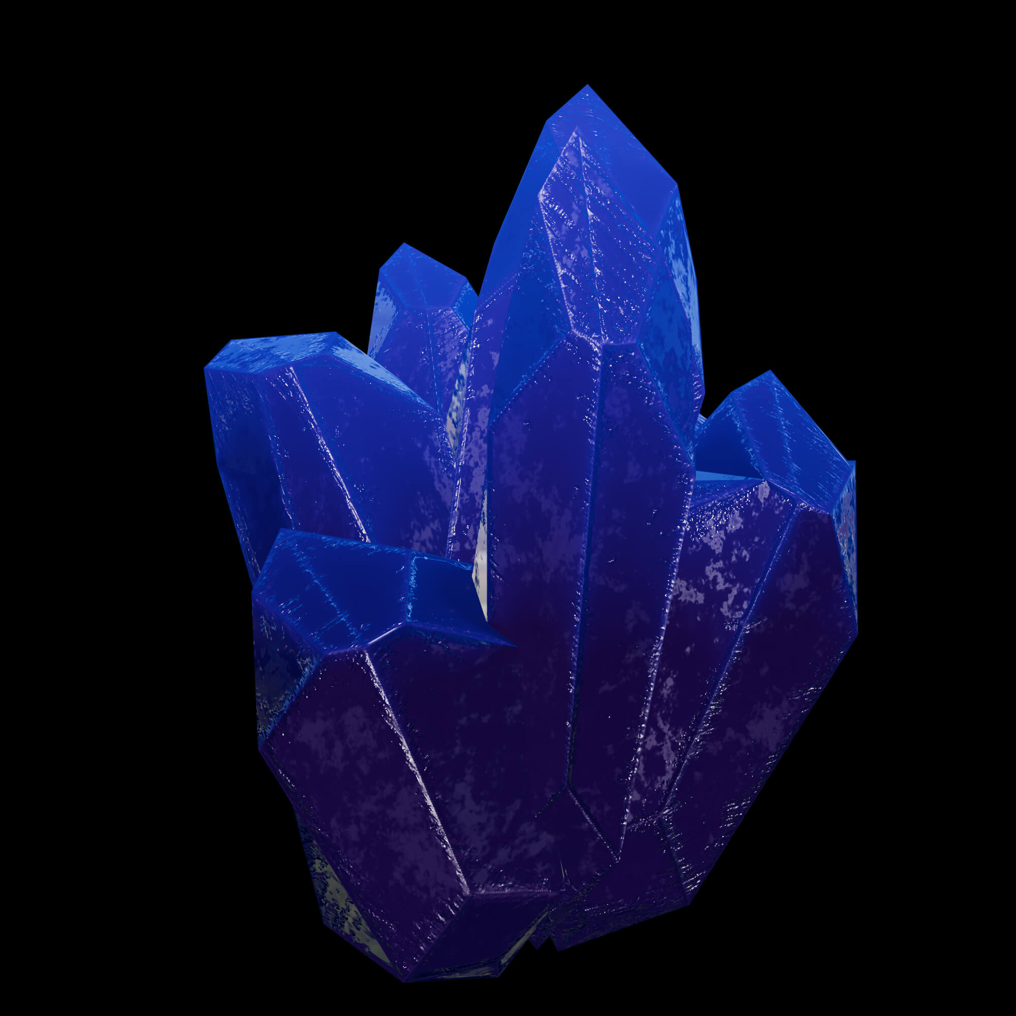 Magical Crystals - 3D Model by MARKOaf