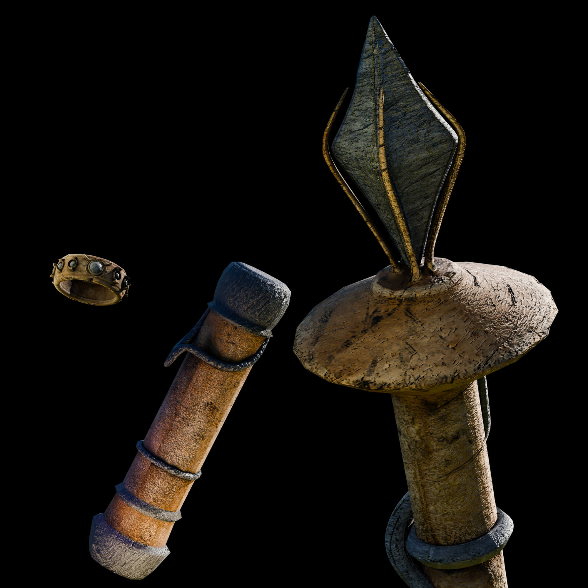 Magical Set Items - 3D Model by MARKOaf
