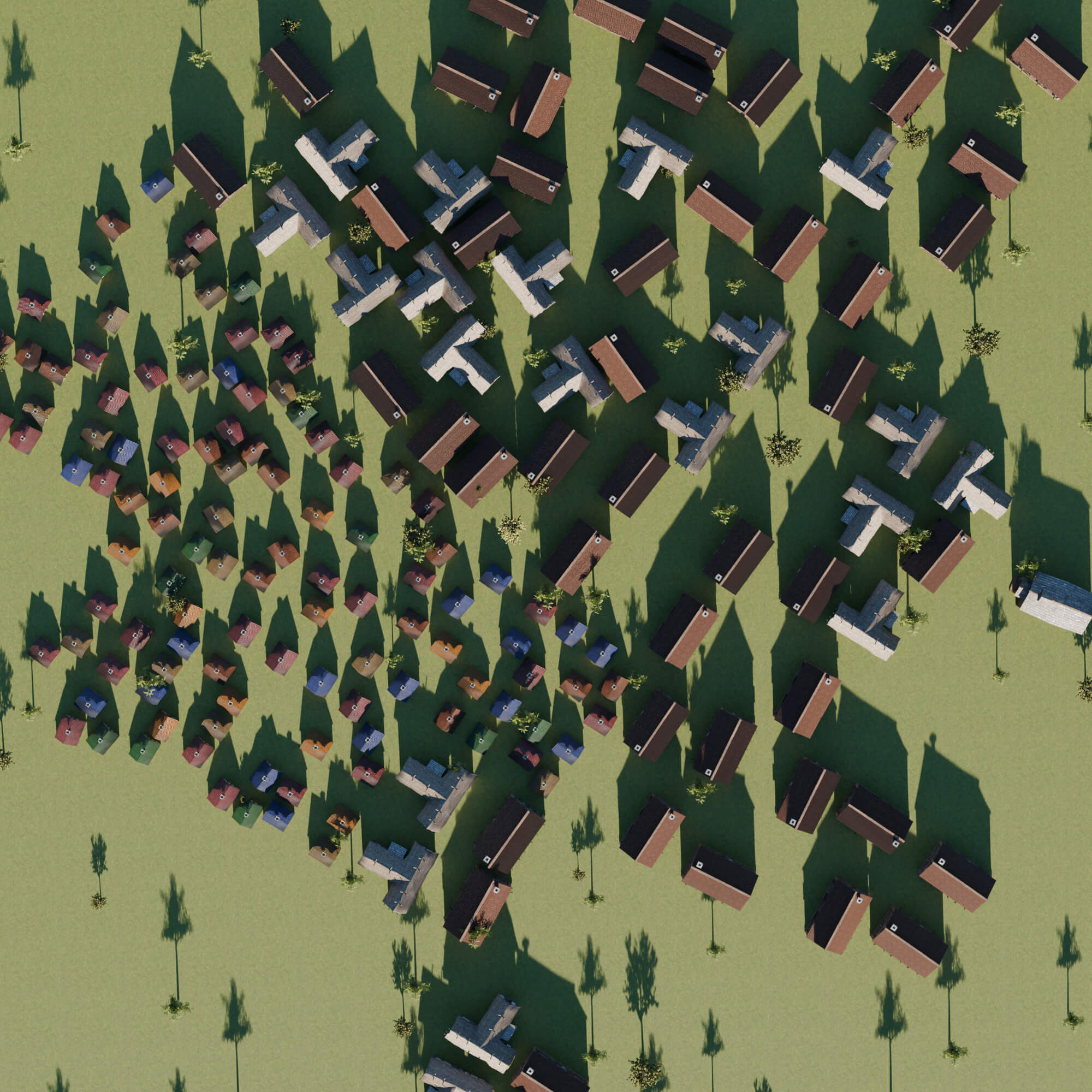Old Poor Village - 3D Model by MARKOaf