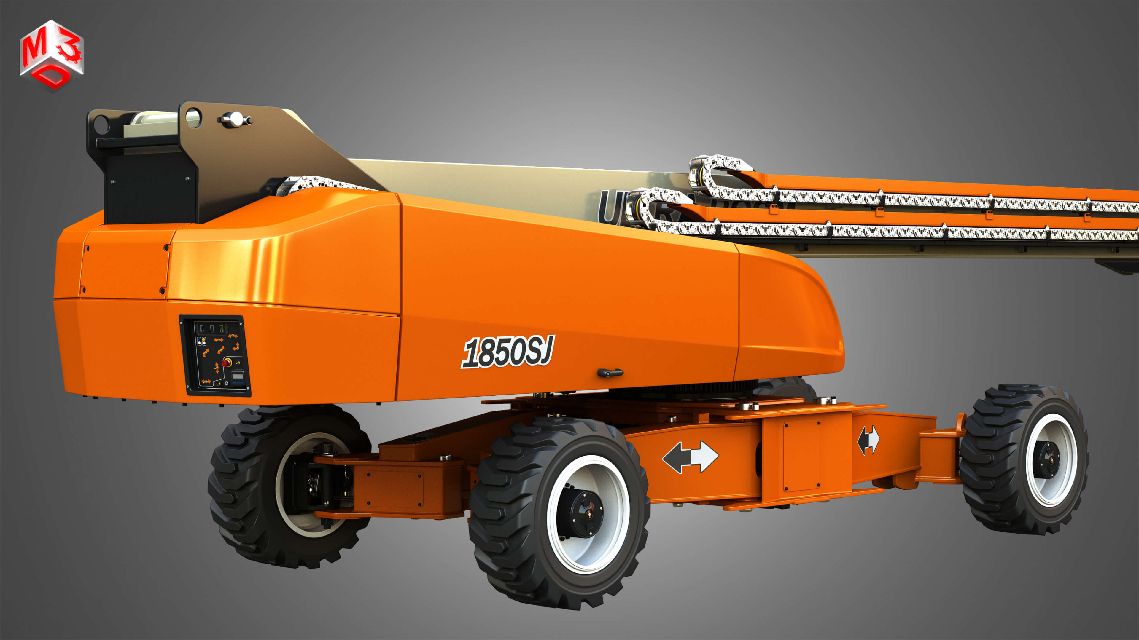 1850Sj Ultra Telescopic Boom Lift - 3D Model by Markos3d