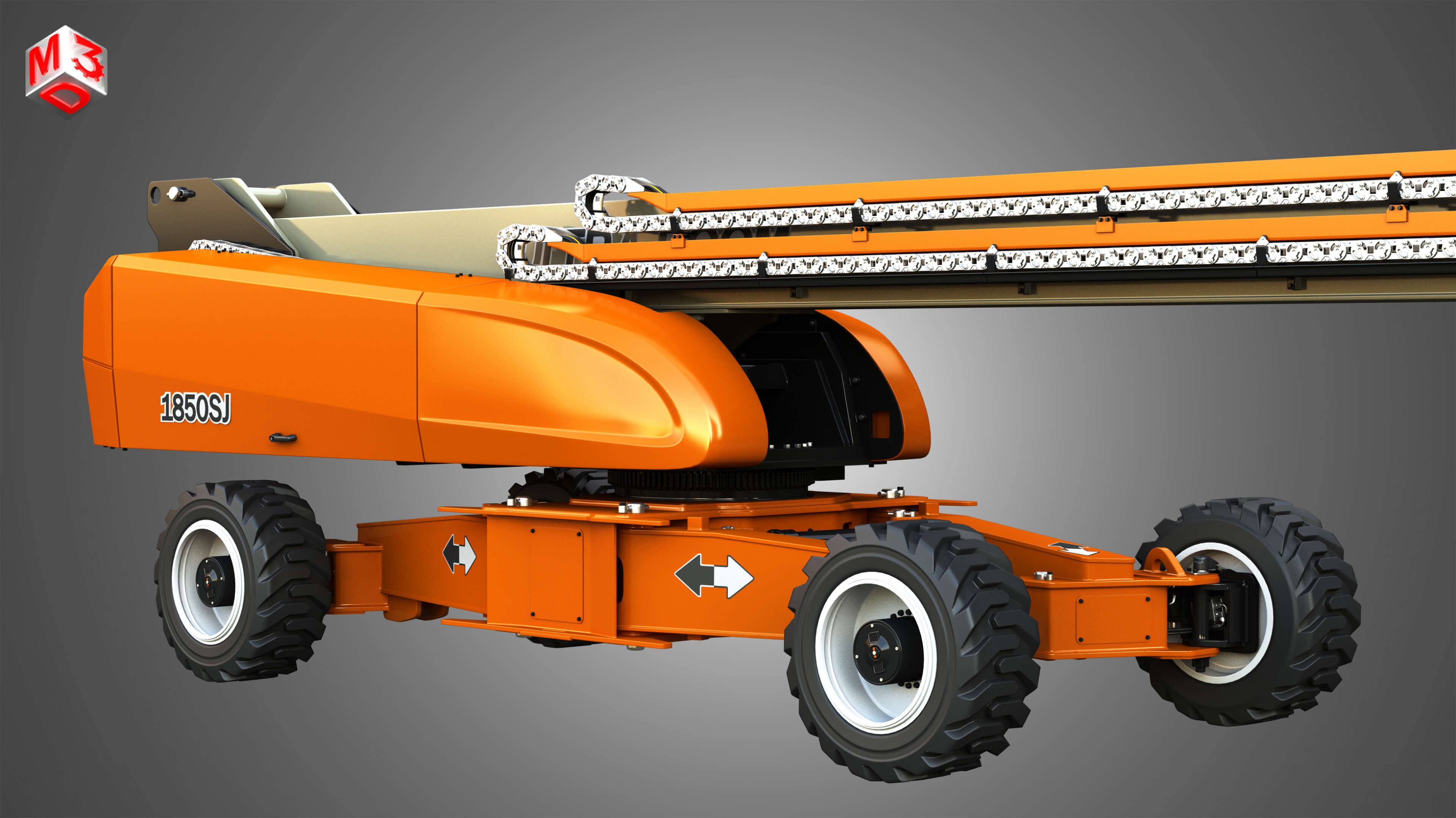 1850Sj Ultra Telescopic Boom Lift - 3D Model by Markos3d