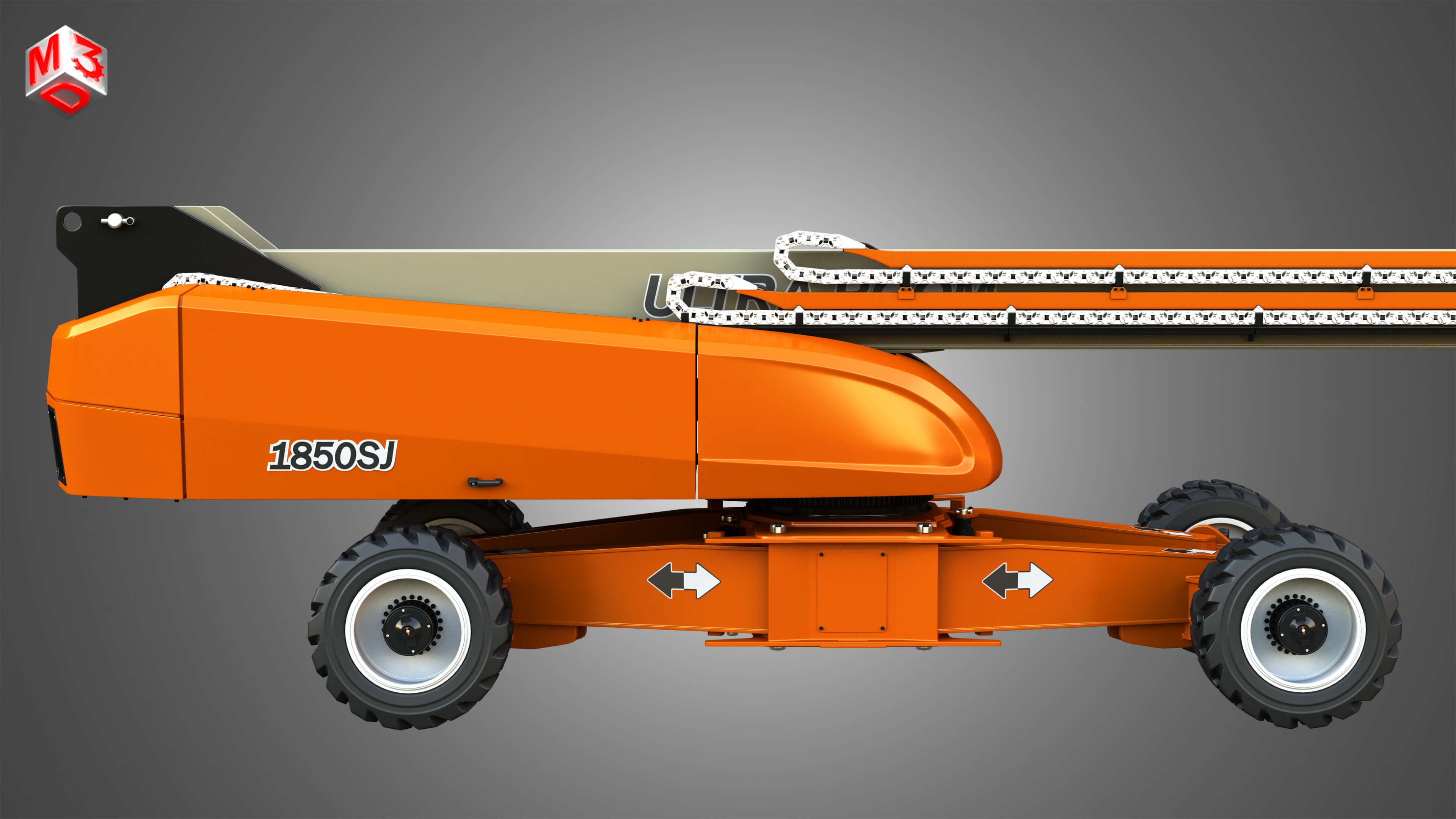 1850Sj Ultra Telescopic Boom Lift - 3D Model by Markos3d