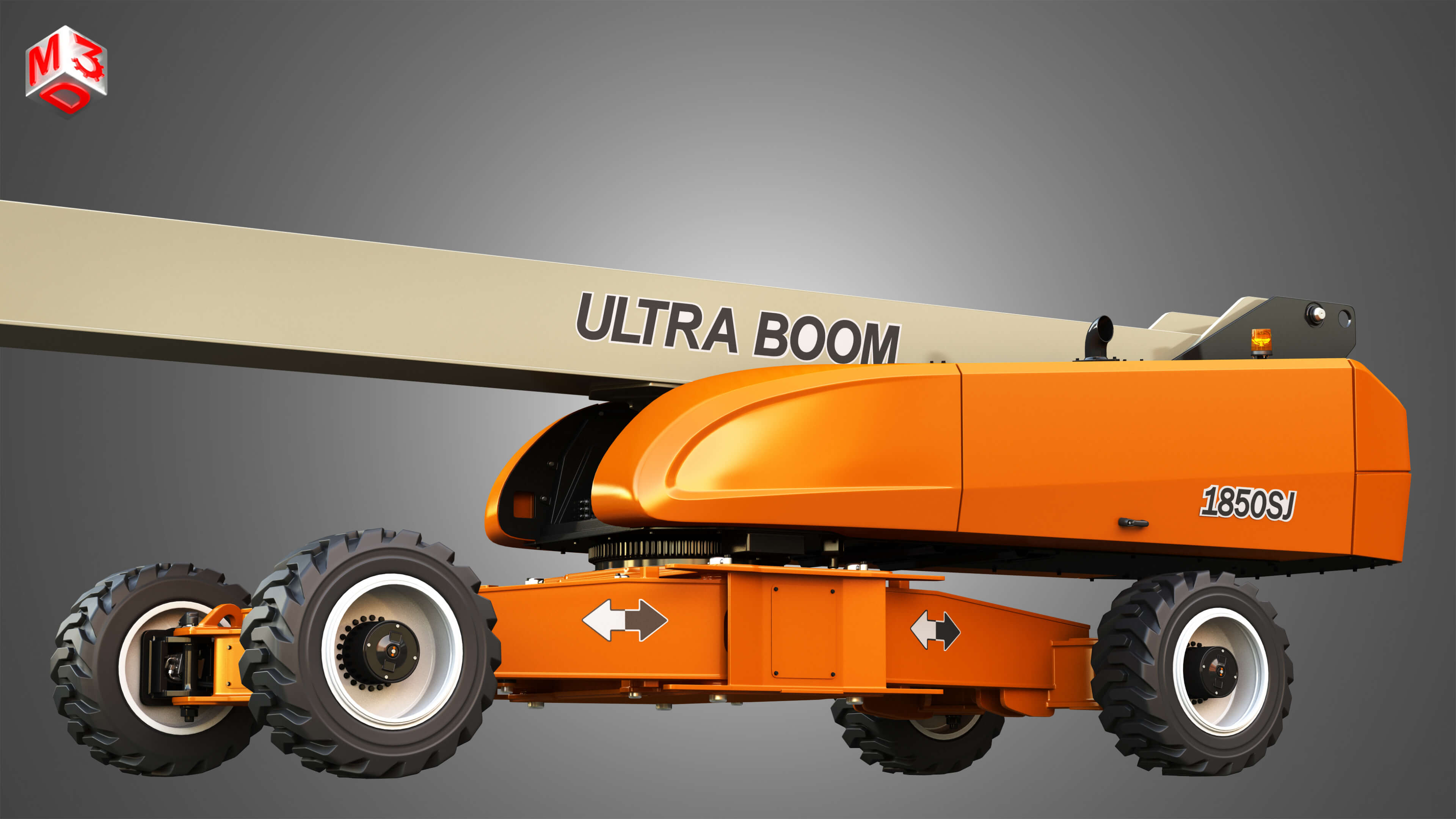 1850Sj Ultra Telescopic Boom Lift - 3D Model by Markos3d