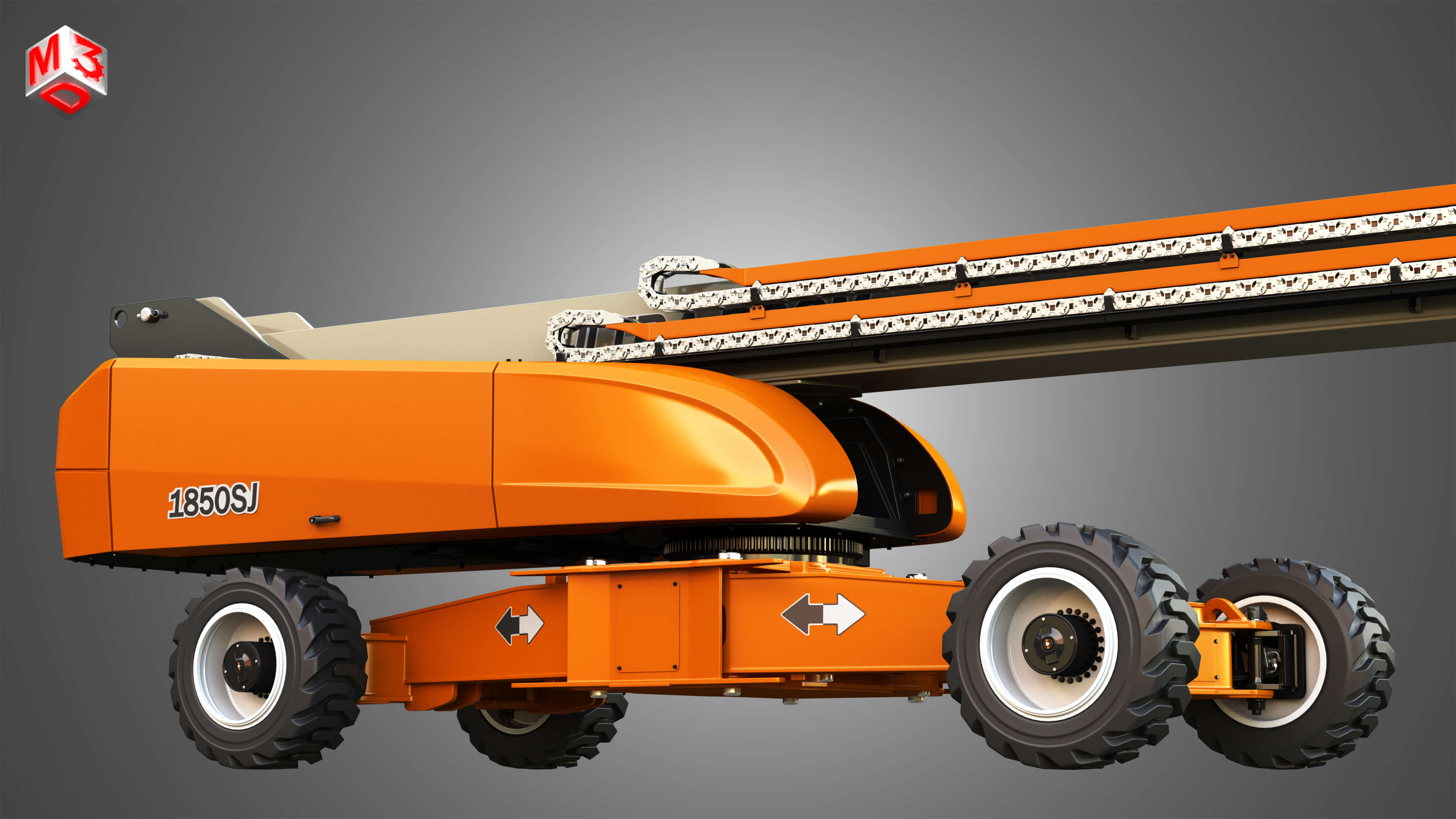1850Sj Ultra Telescopic Boom Lift - 3D Model by Markos3d