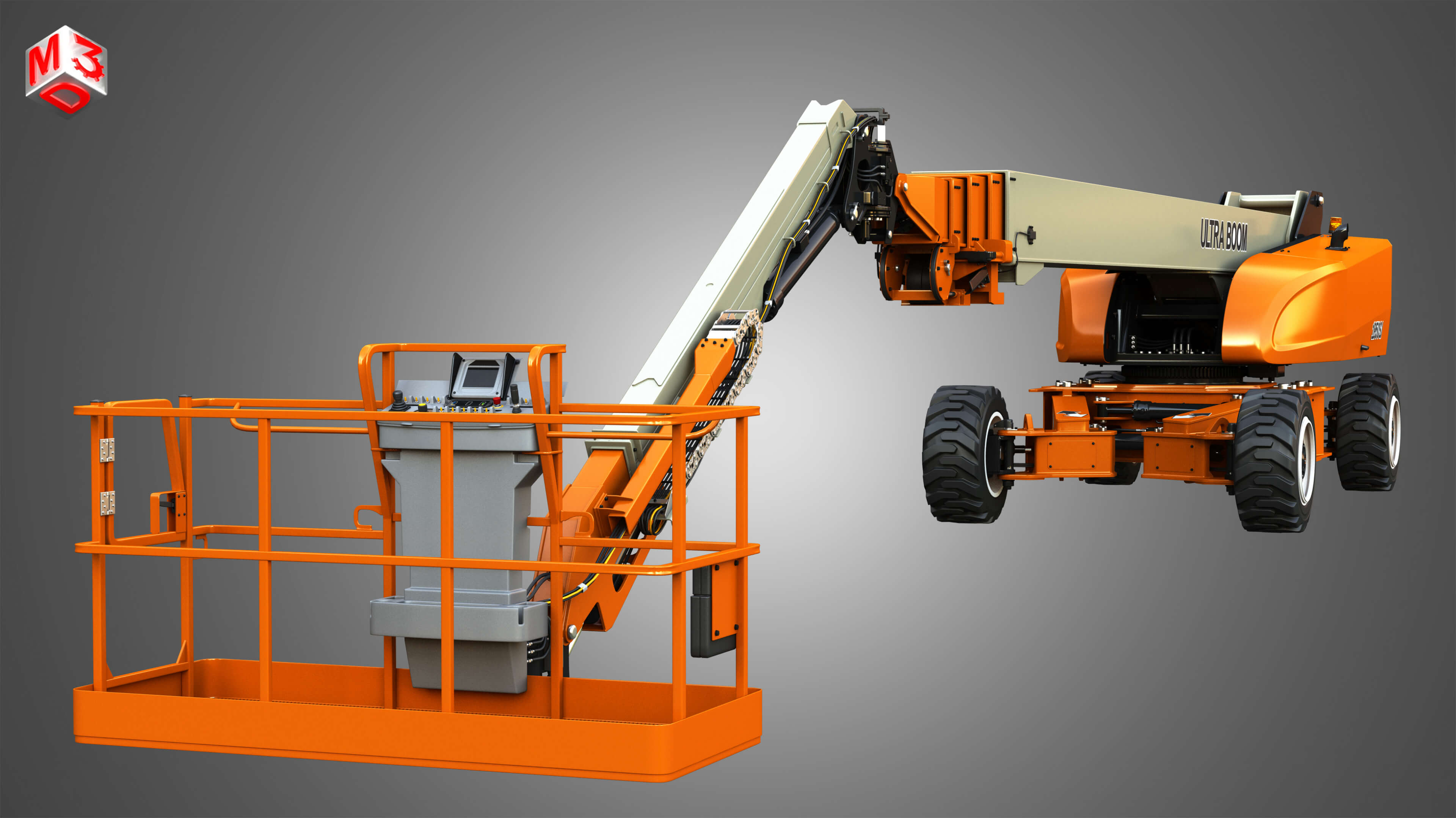 1850Sj Ultra Telescopic Boom Lift - 3D Model by Markos3d