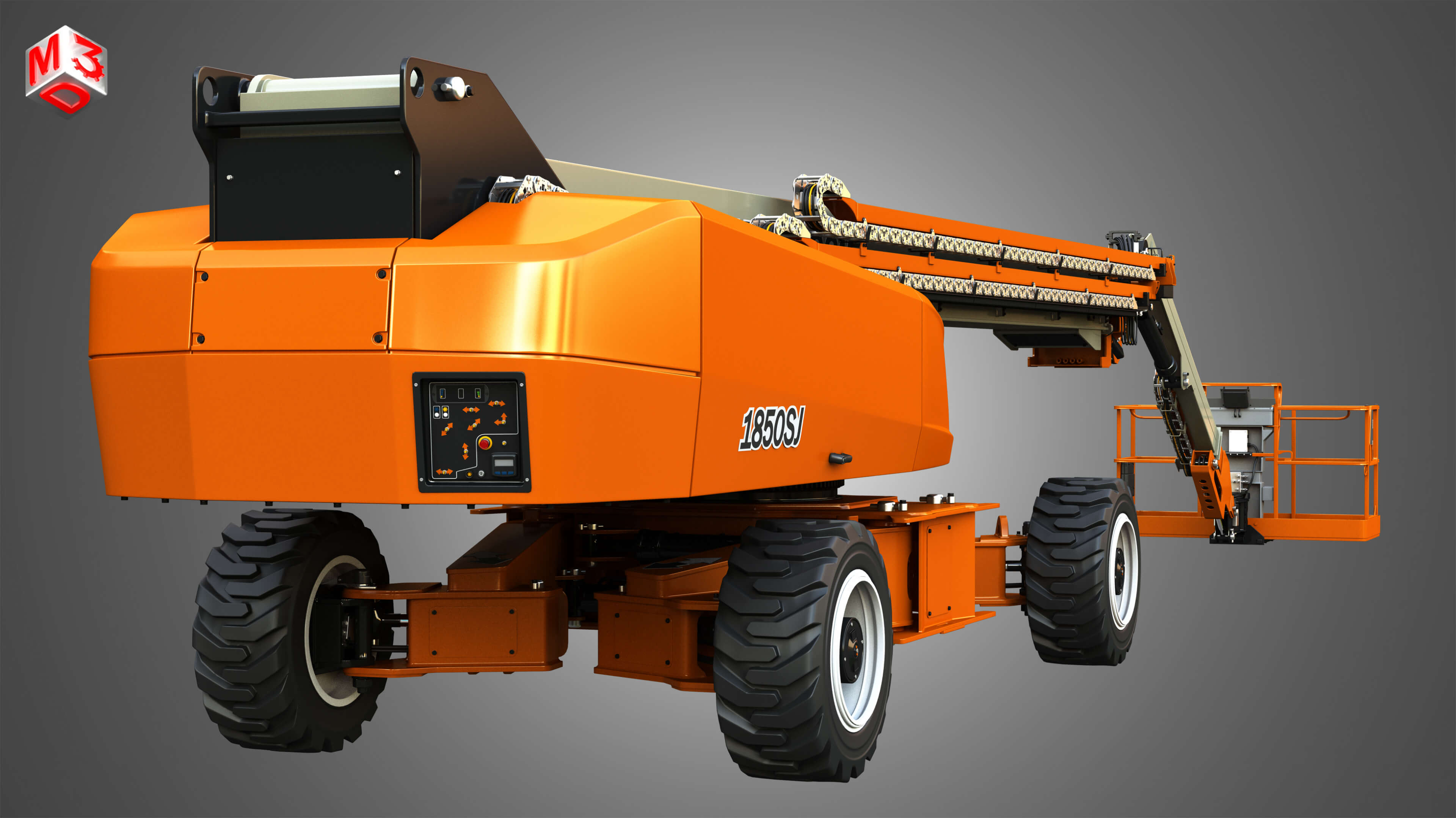 1850Sj Ultra Telescopic Boom Lift - 3D Model by Markos3d