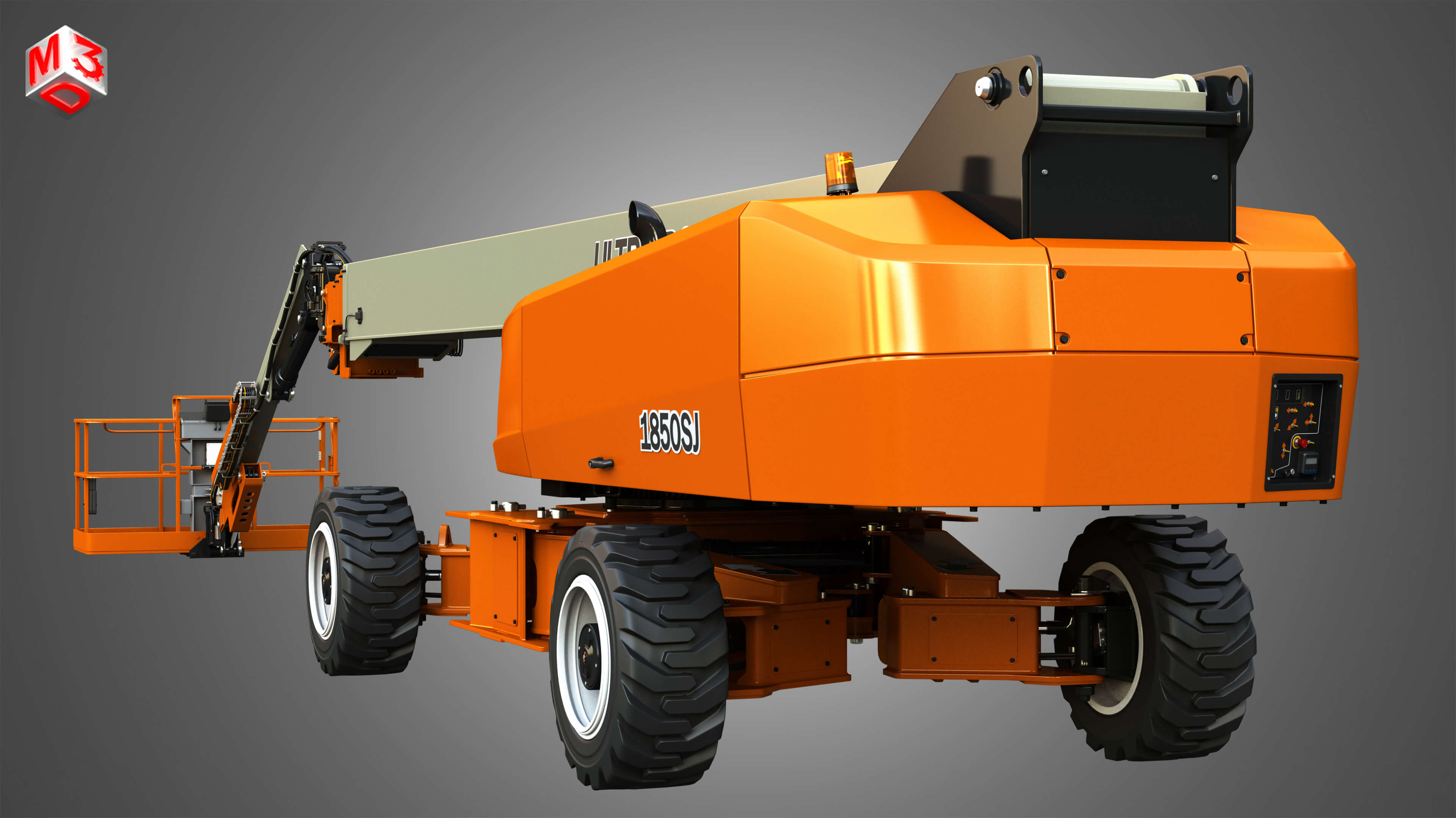 1850Sj Ultra Telescopic Boom Lift - 3D Model by Markos3d