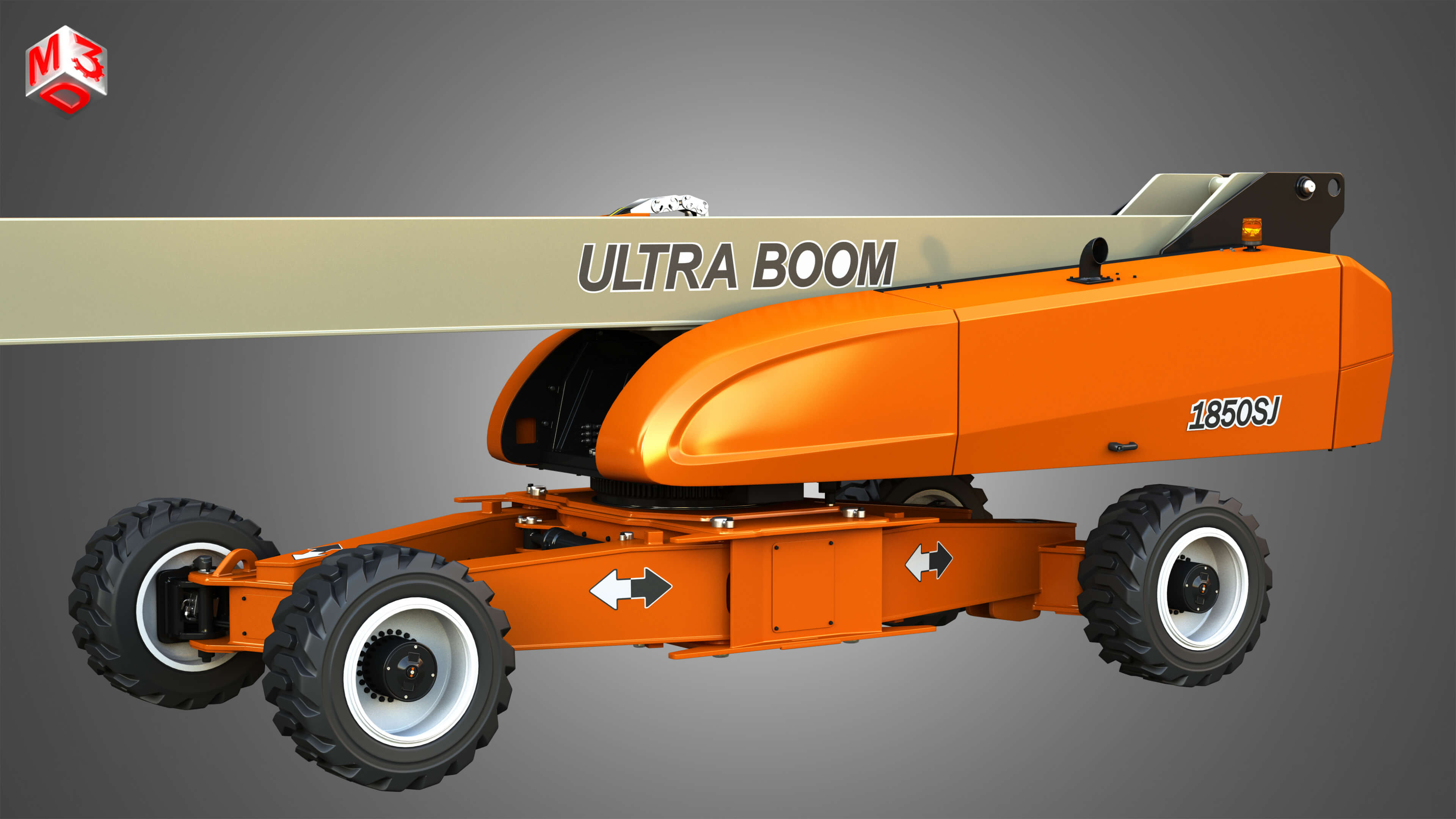 1850Sj Ultra Telescopic Boom Lift - 3D Model by Markos3d