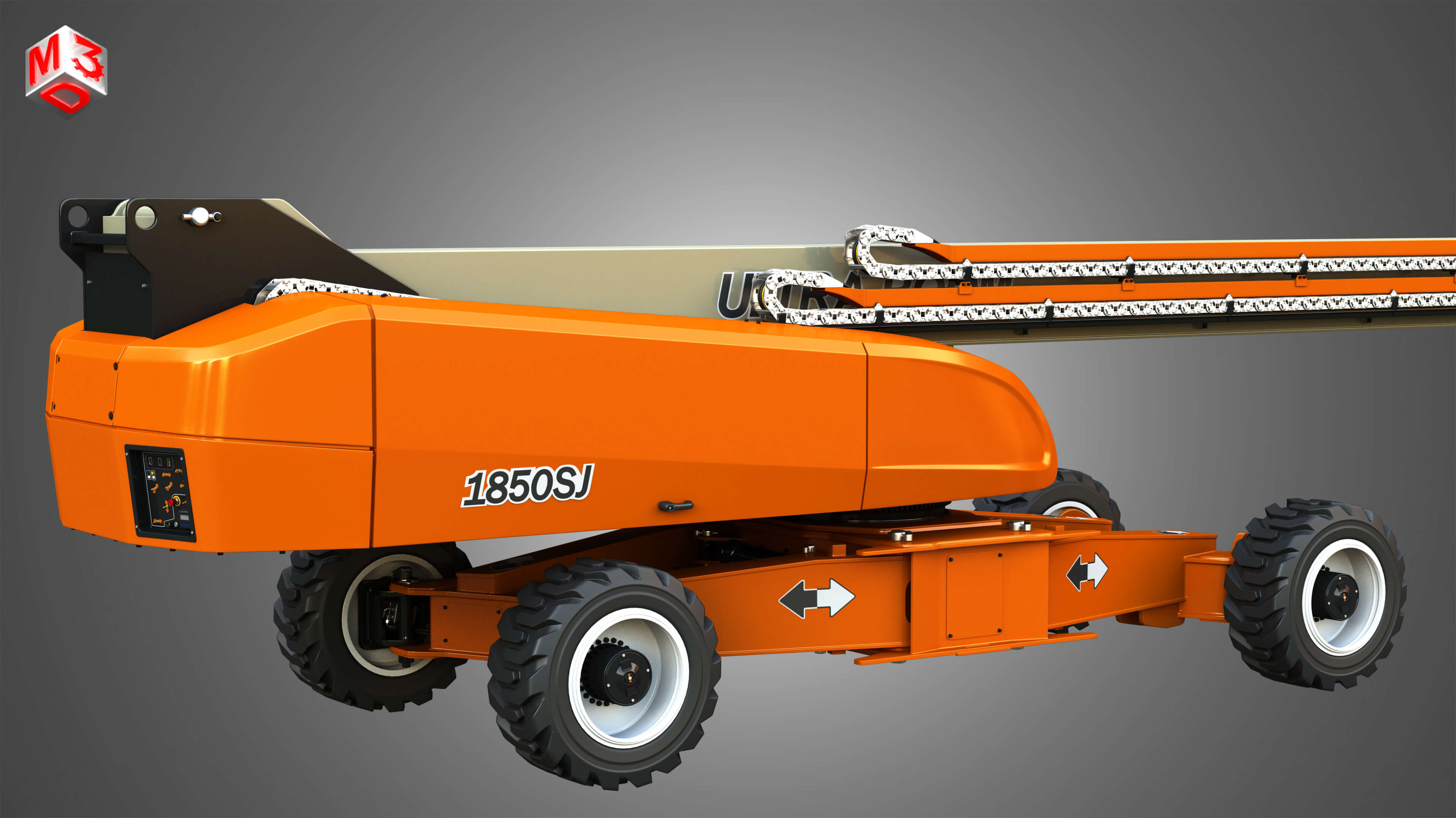 1850Sj Ultra Telescopic Boom Lift - 3D Model by Markos3d