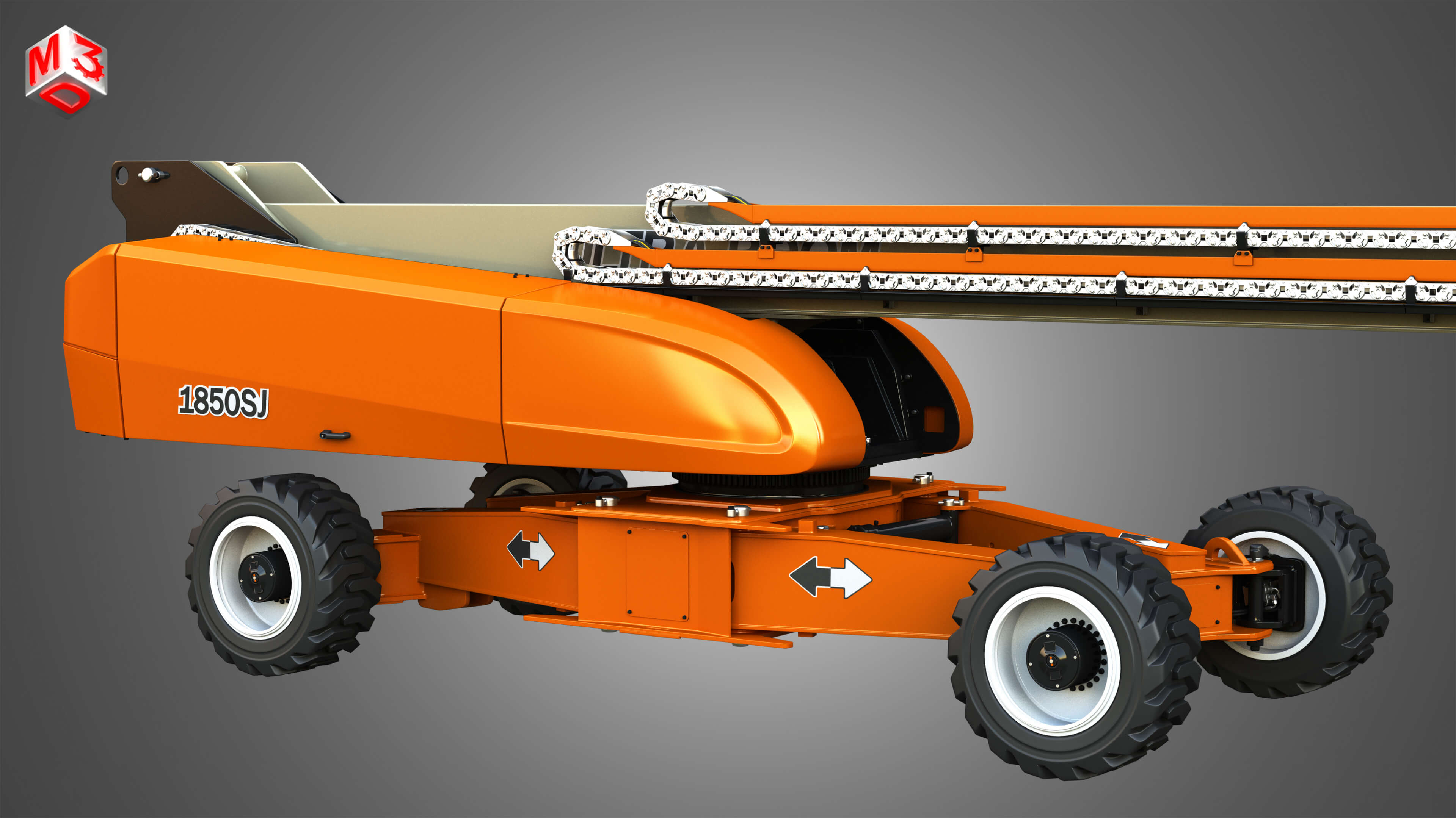 1850Sj Ultra Telescopic Boom Lift - 3D Model by Markos3d