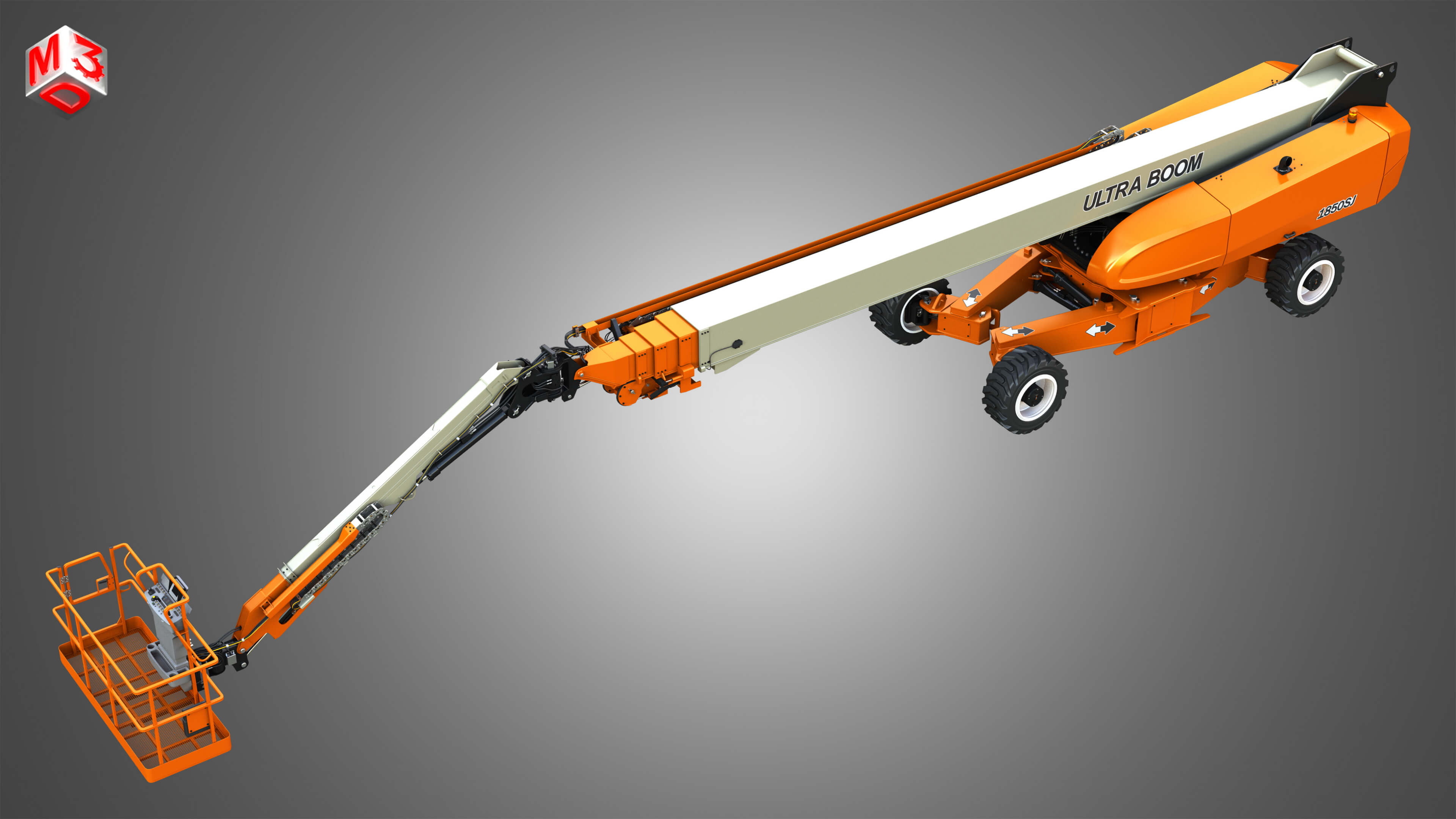 1850Sj Ultra Telescopic Boom Lift - 3D Model by Markos3d