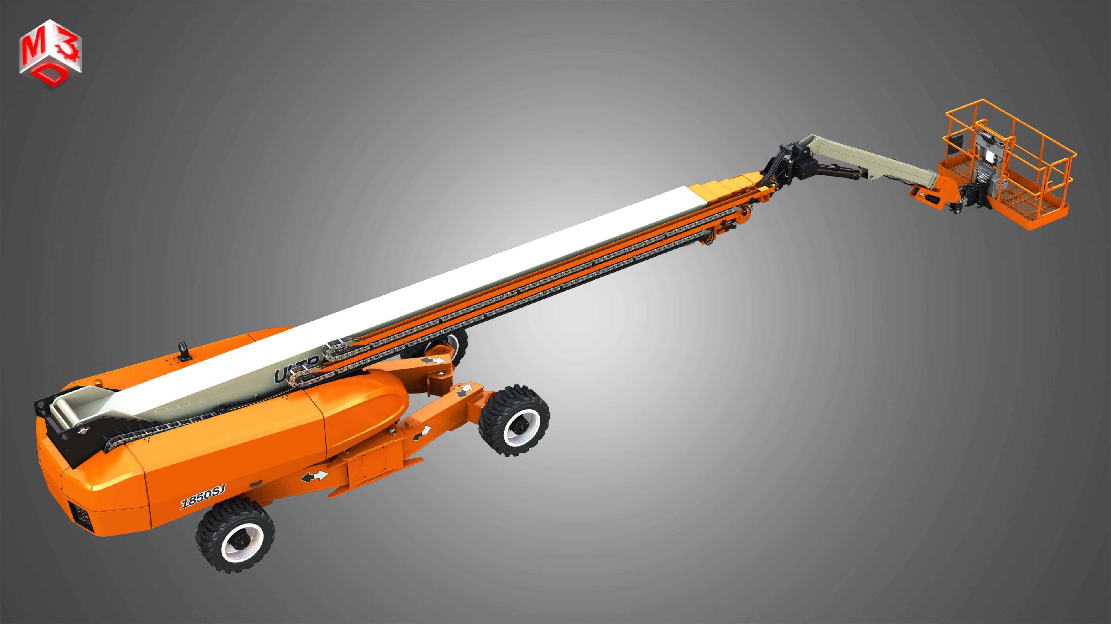 1850Sj Ultra Telescopic Boom Lift - 3D Model by Markos3d