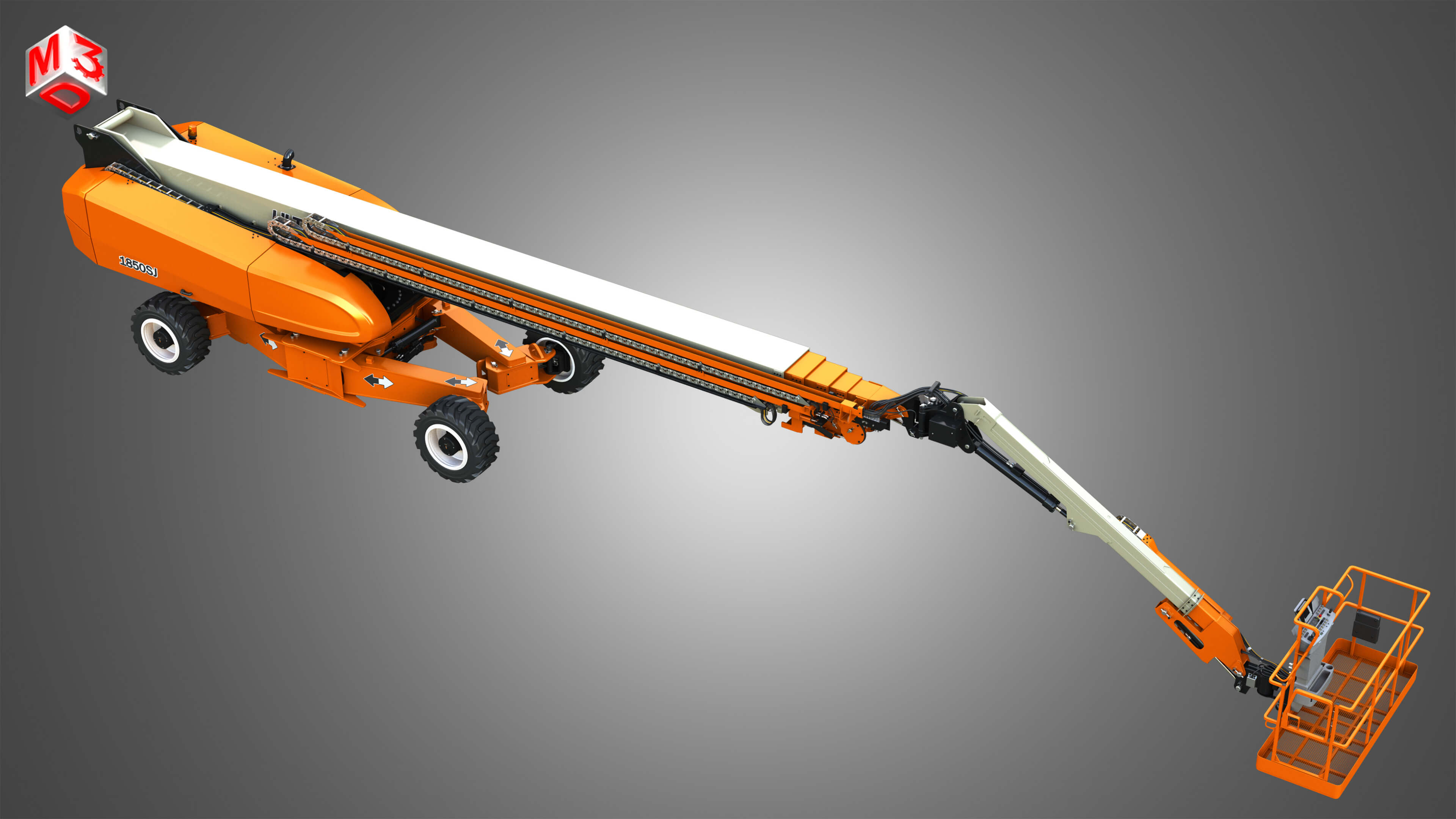 1850Sj Ultra Telescopic Boom Lift - 3D Model by Markos3d