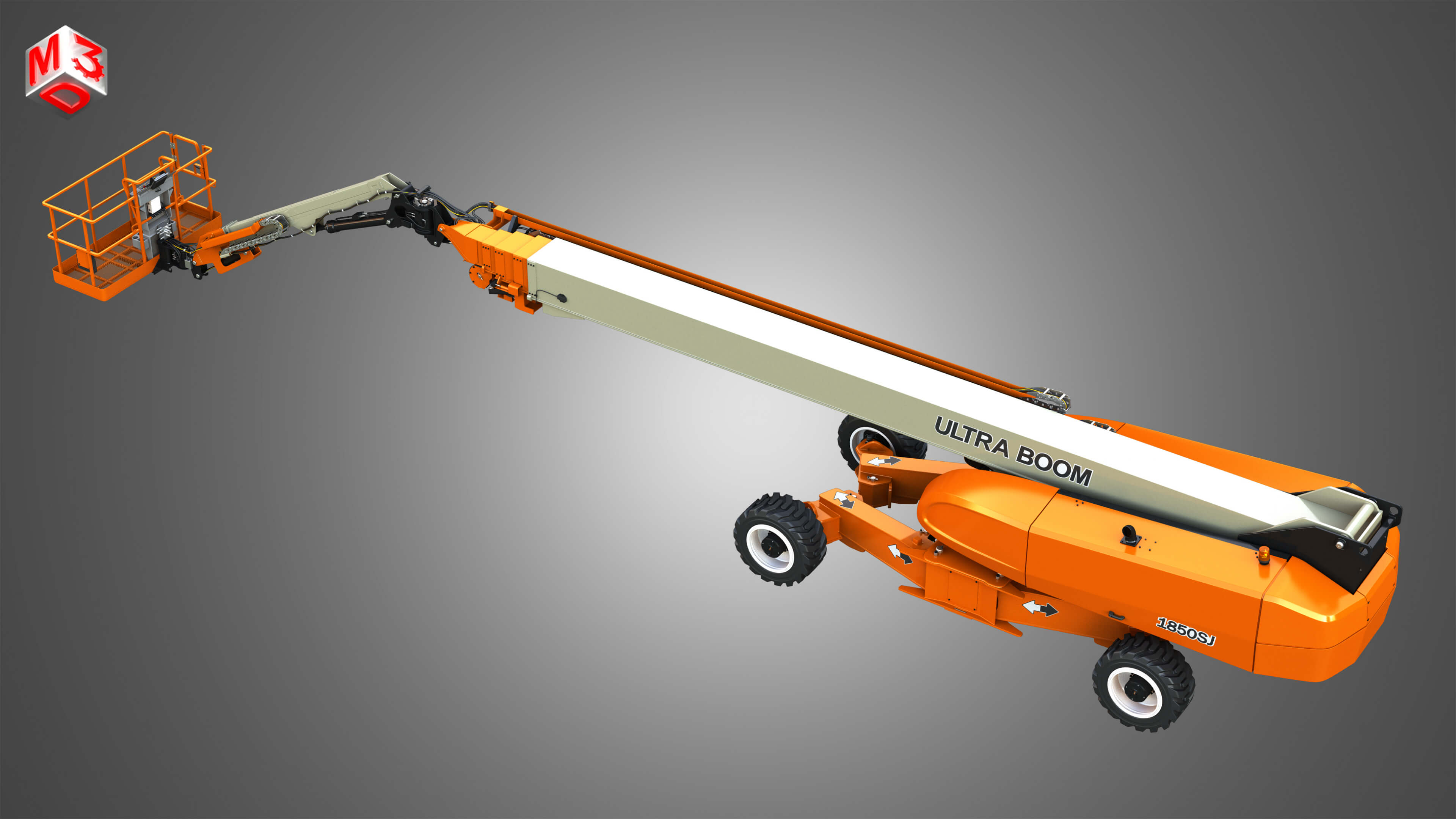 1850Sj Ultra Telescopic Boom Lift - 3D Model by Markos3d