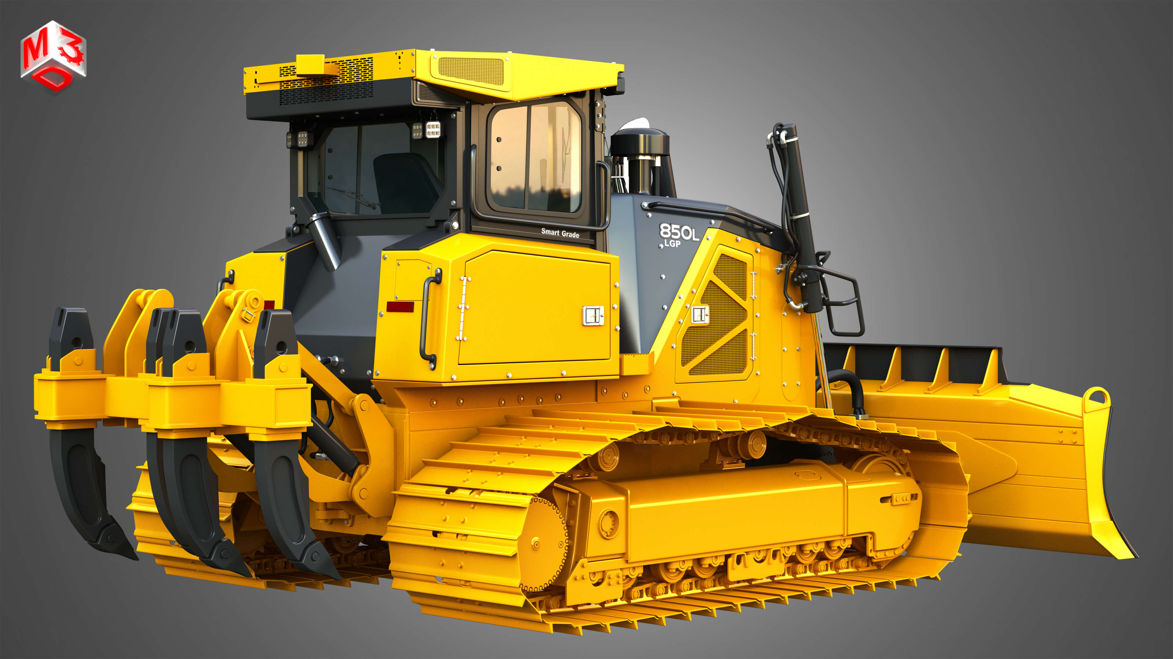 850L Lgp - Dozer 3D Model by Markos3d