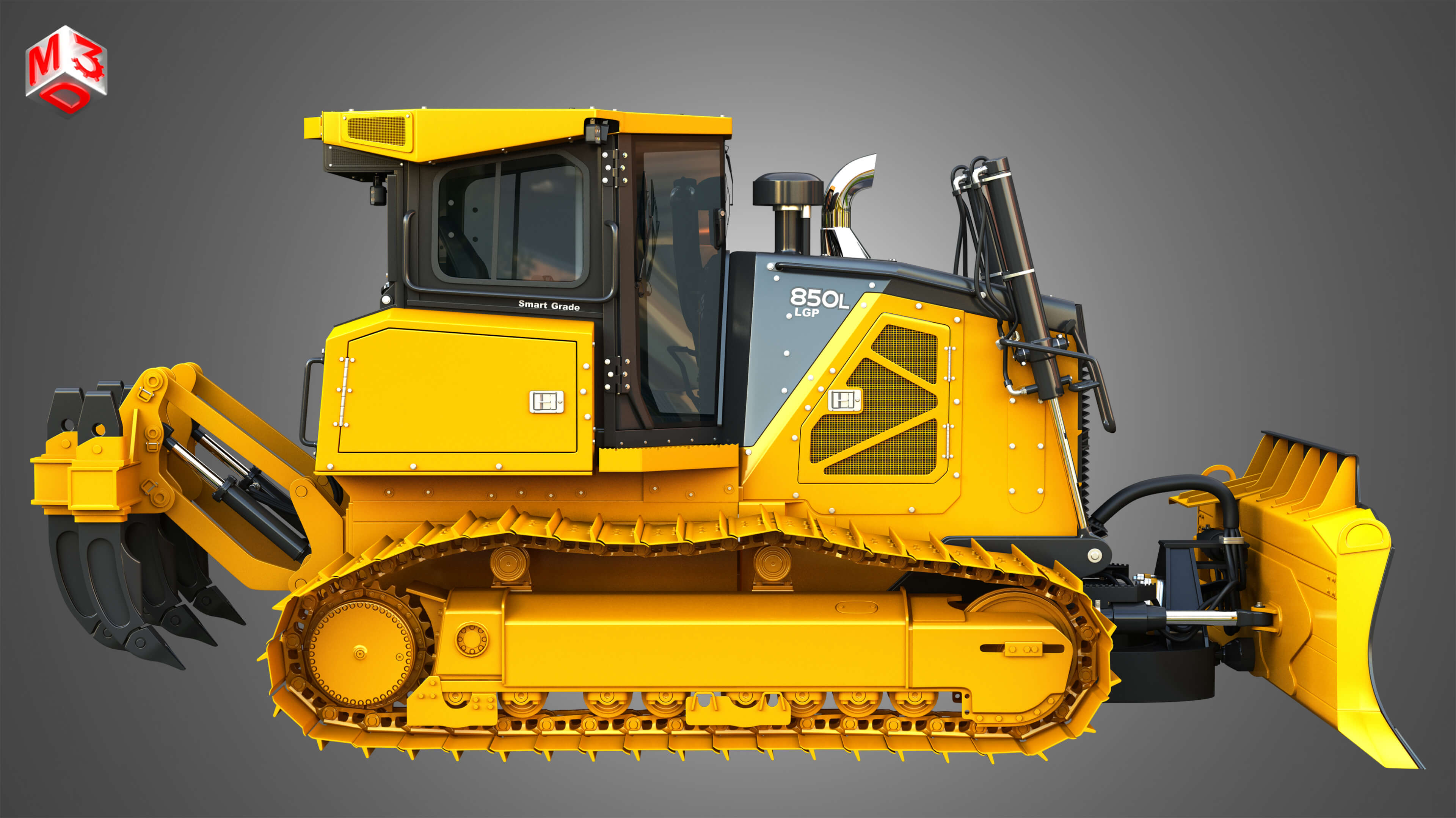 850L Lgp - Dozer 3D Model by Markos3d