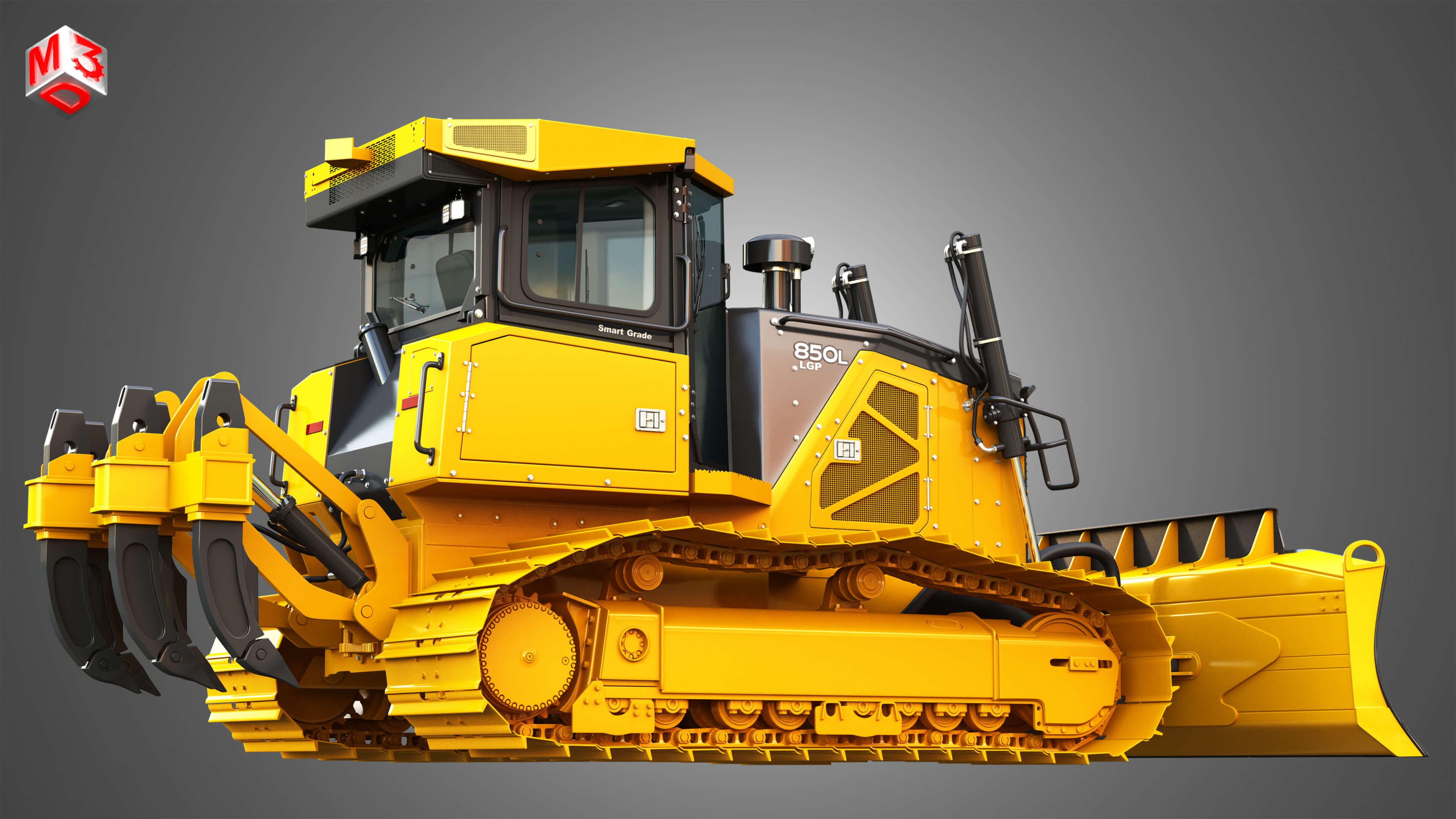 850L Lgp - Dozer 3D Model by Markos3d