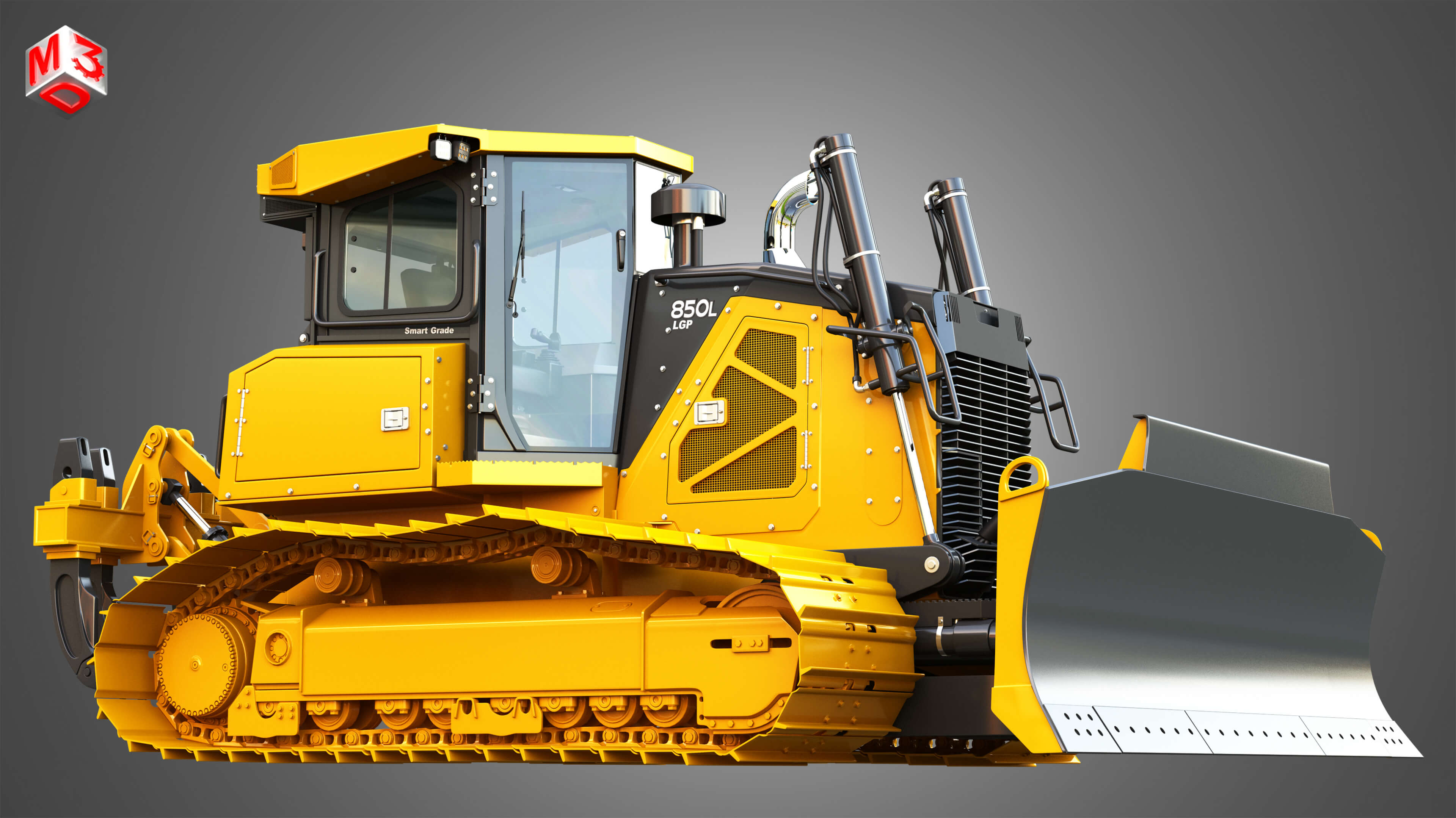 850L Lgp - Dozer 3D Model by Markos3d