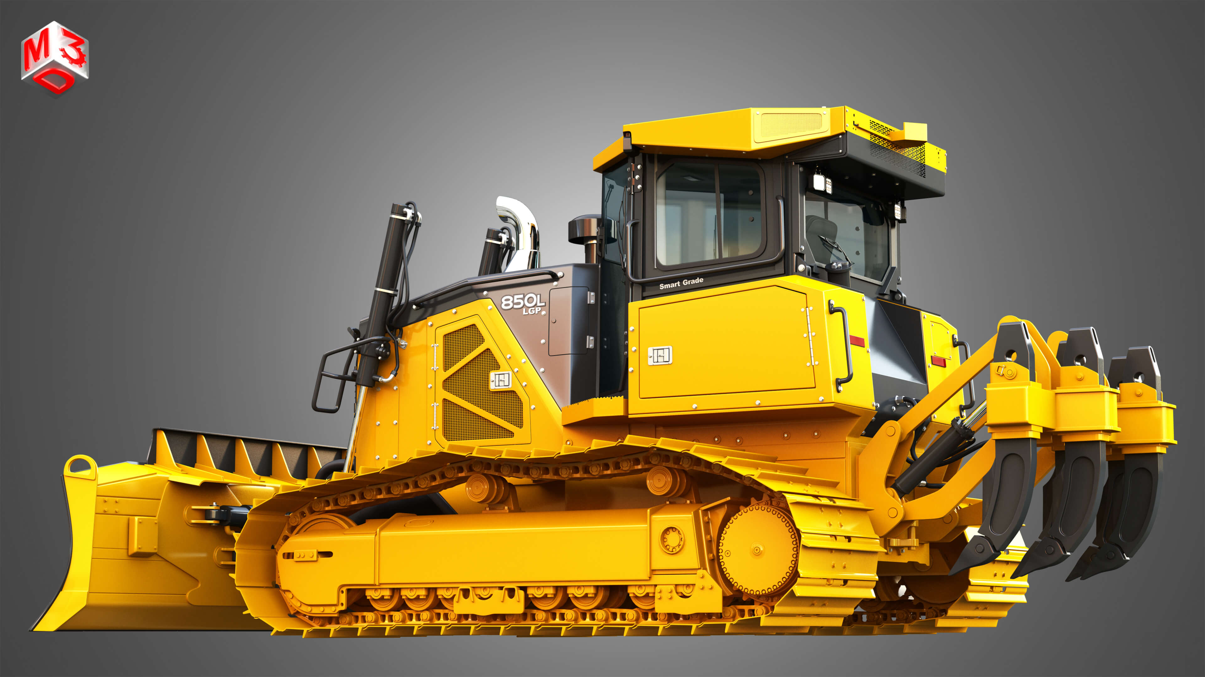 850L Lgp - Dozer 3D Model by Markos3d
