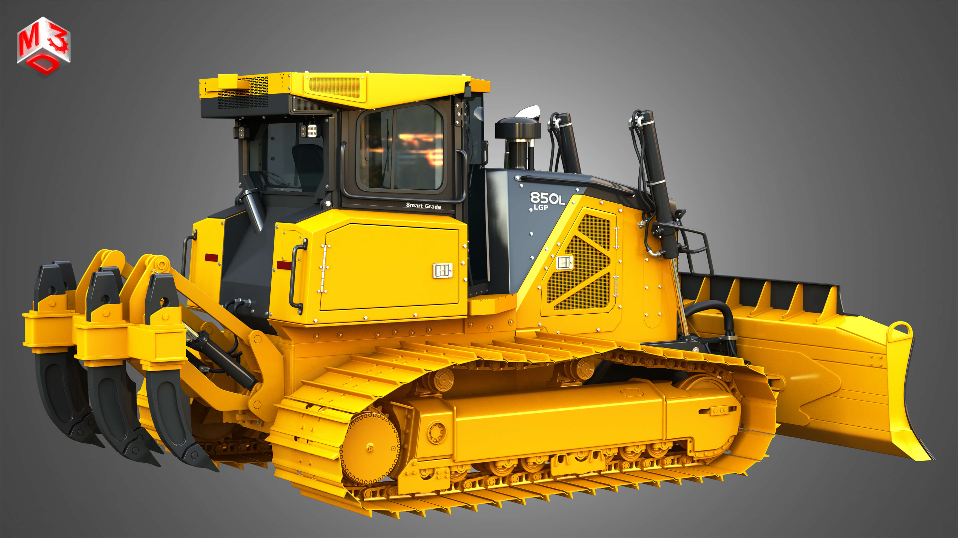 850L Lgp - Dozer 3D Model by Markos3d