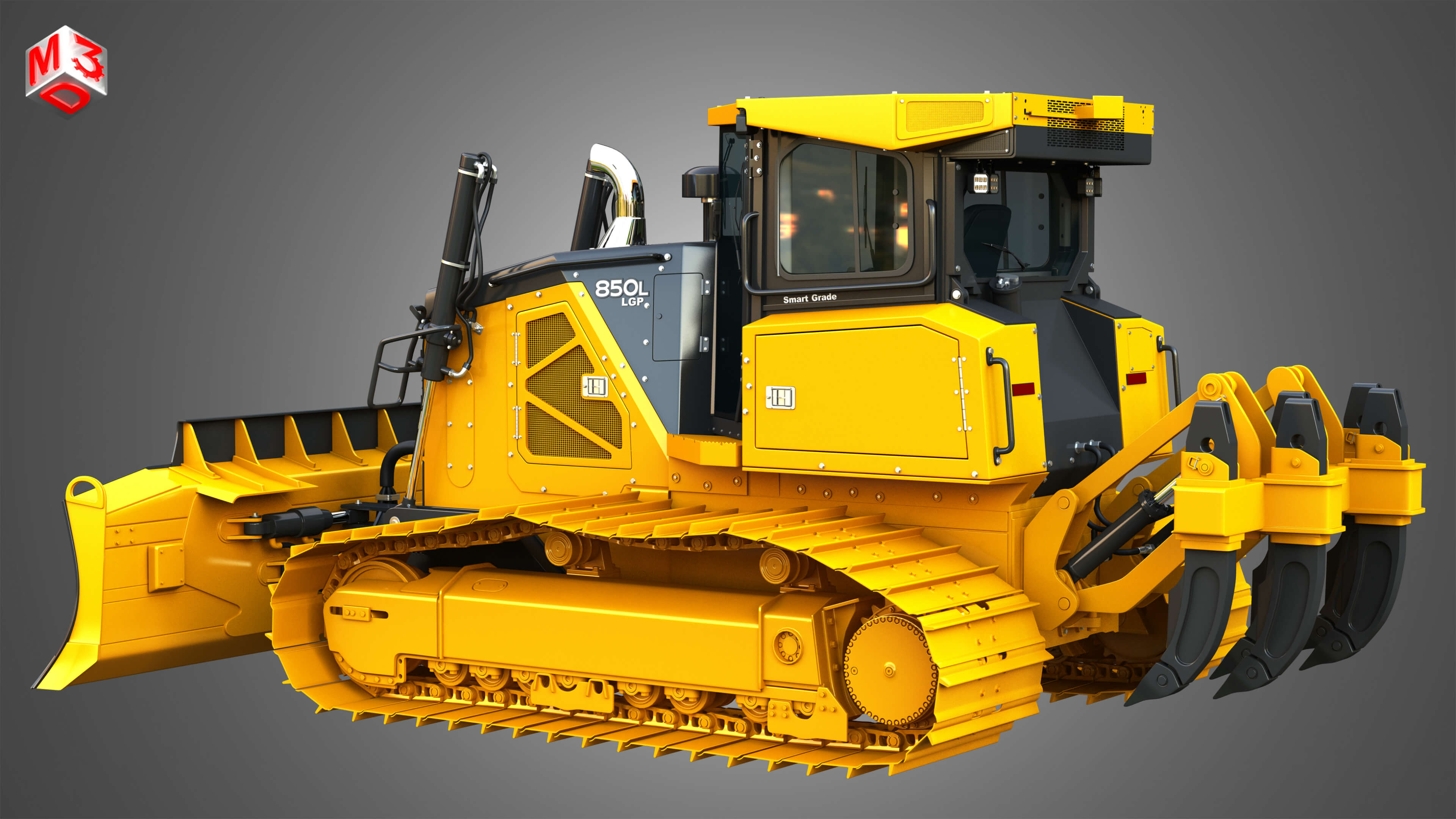 850L Lgp - Dozer 3D Model by Markos3d
