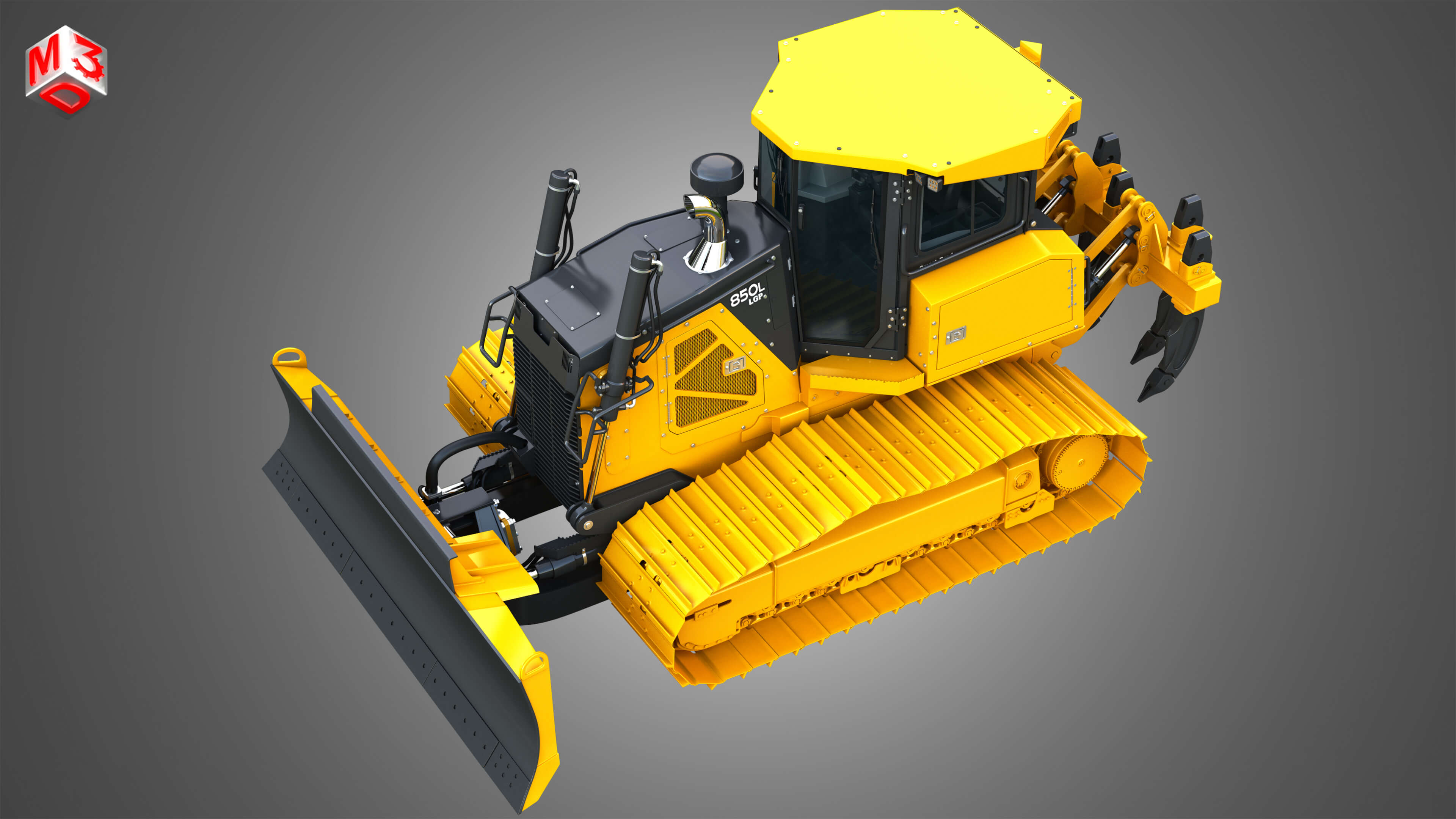 850L Lgp - Dozer 3D Model by Markos3d