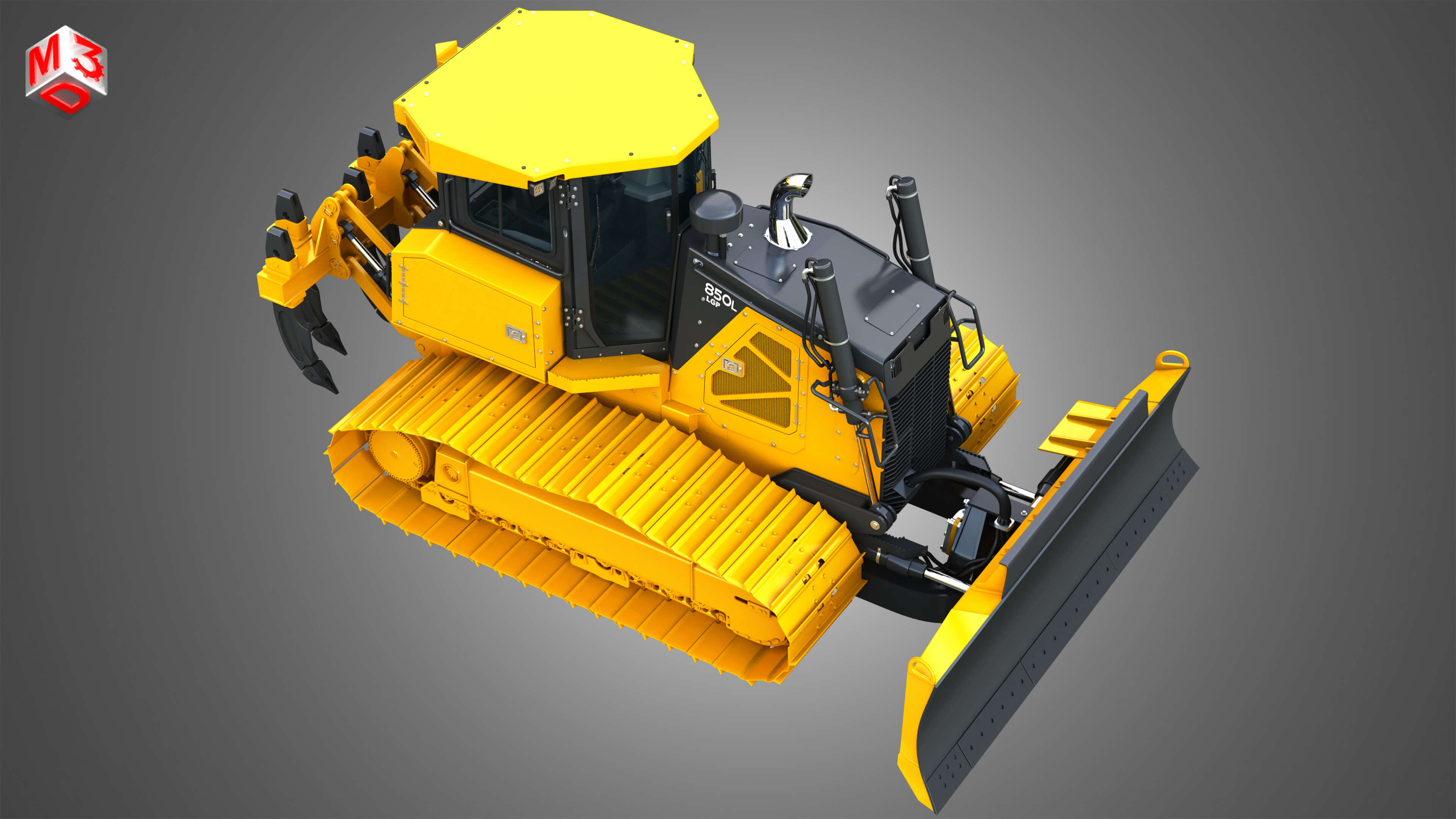 850L Lgp - Dozer 3D Model by Markos3d