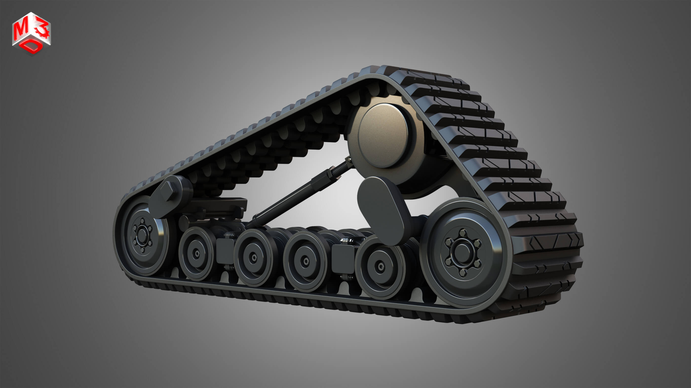 Asv VT100 Tracks - Crawlers 3D Model by Markos3d