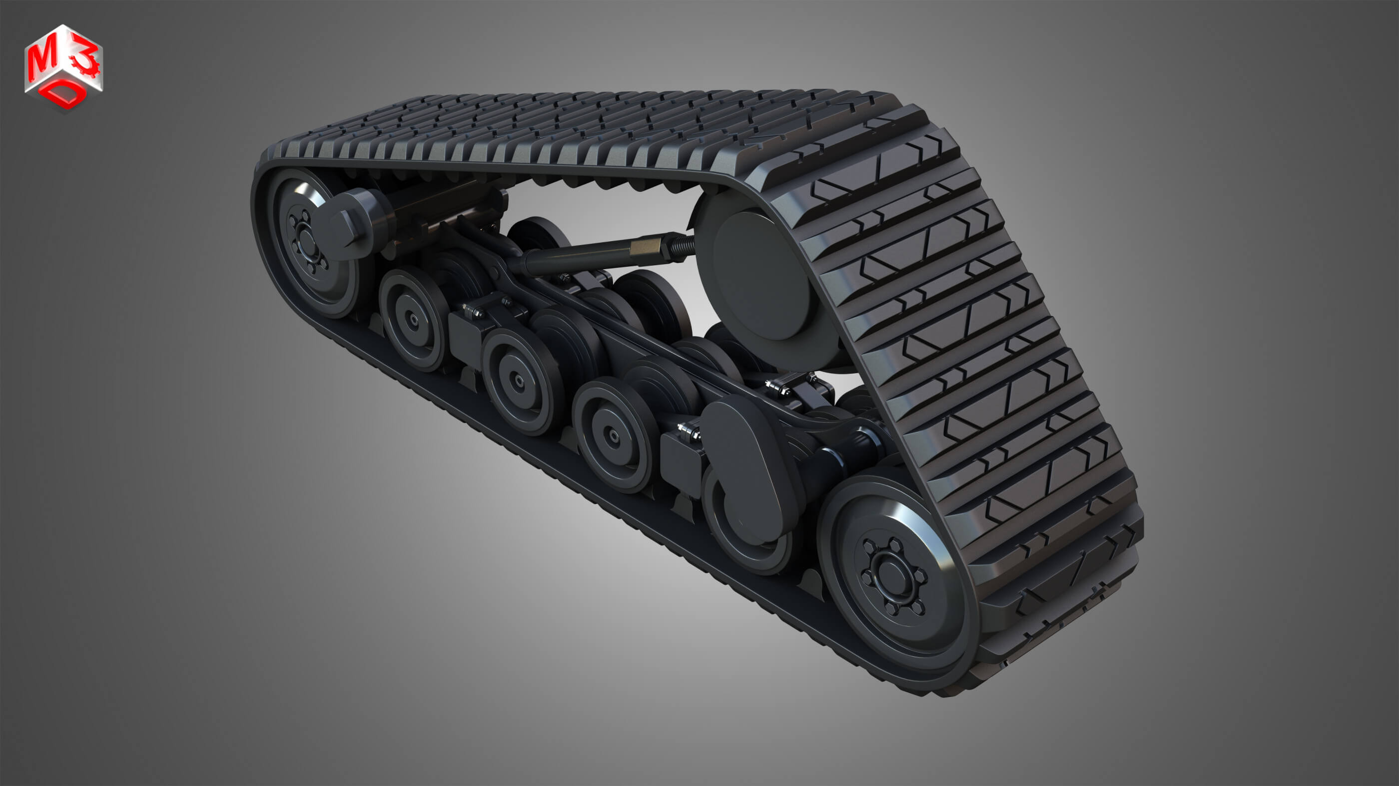 Asv VT100 Tracks - Crawlers 3D Model by Markos3d