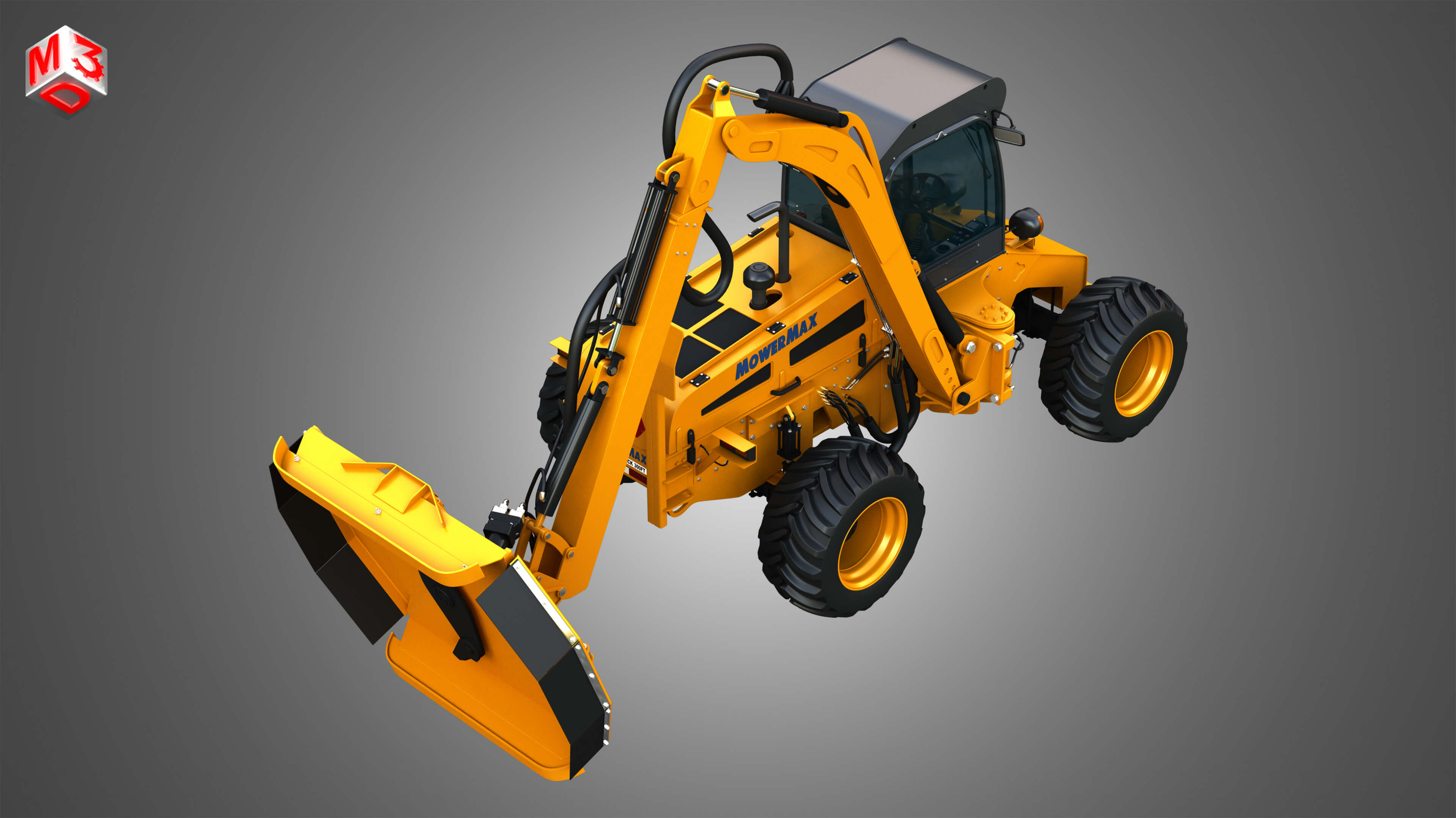 Atmax Equipment Co Mowermax BM - 3D Model by Markos3d