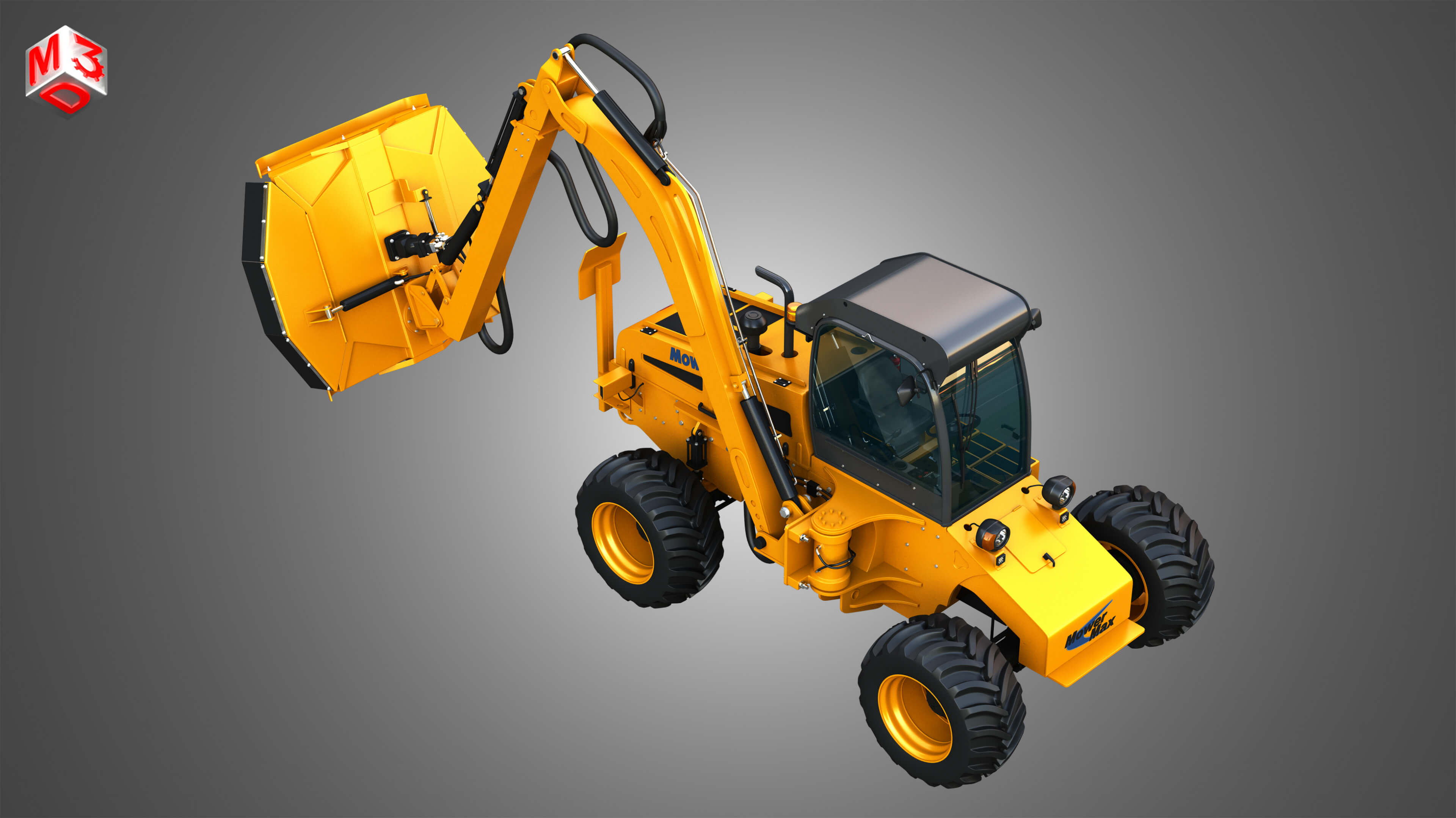 Atmax Equipment Co Mowermax BM - 3D Model by Markos3d
