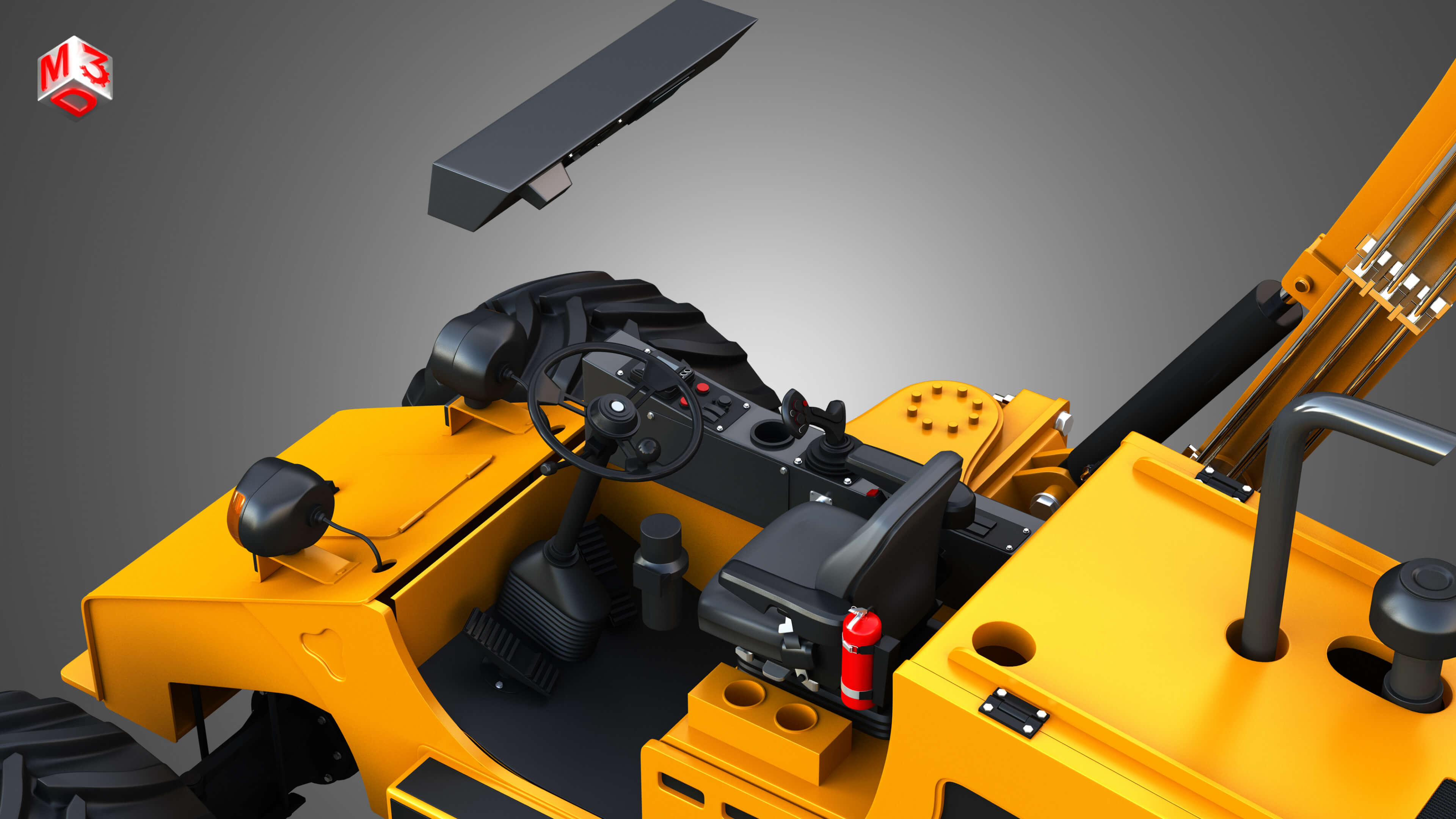 Atmax Equipment Co Mowermax BM - 3D Model by Markos3d