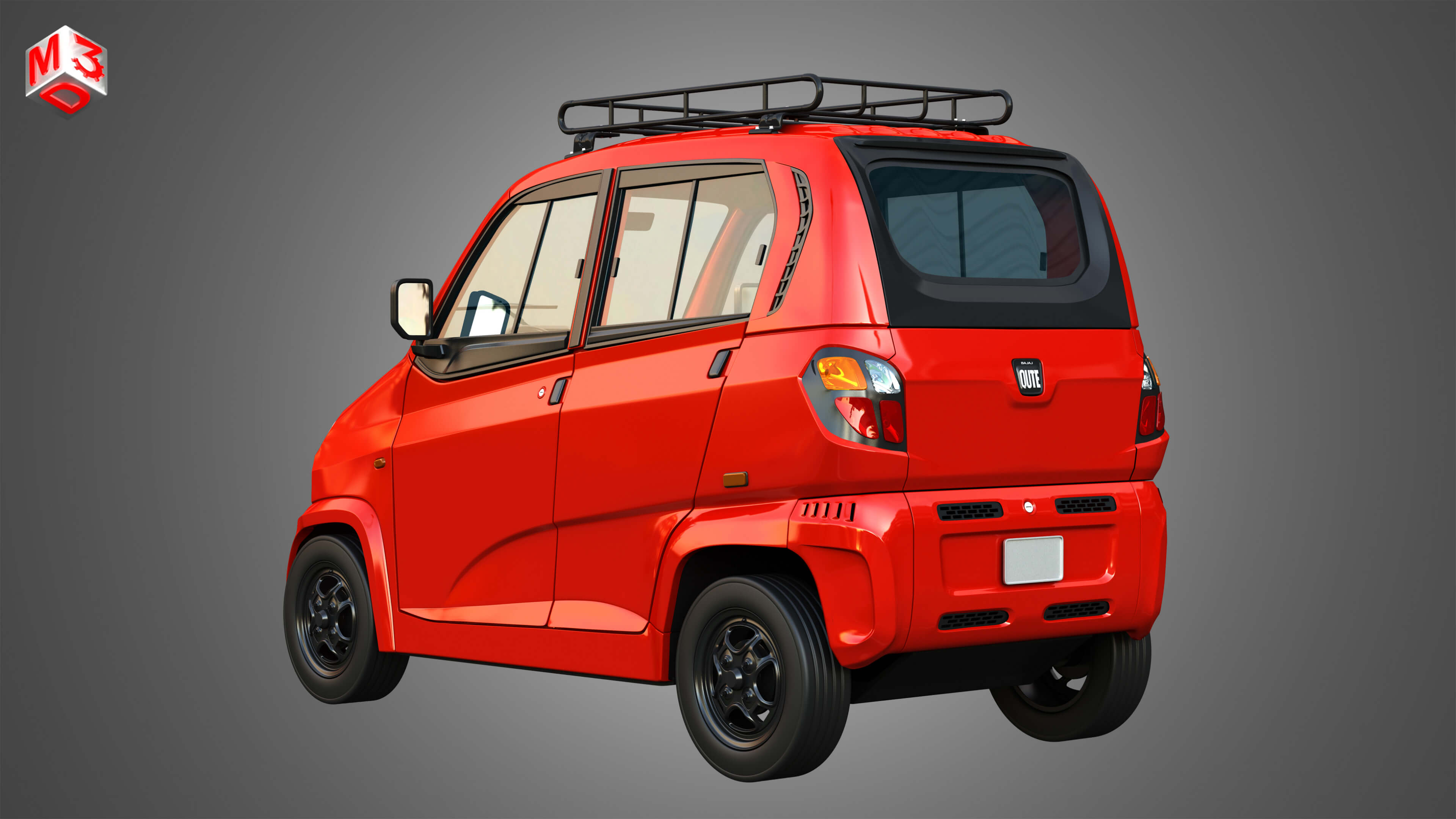 Bajaj Qute Car - 3D Model by Markos3d