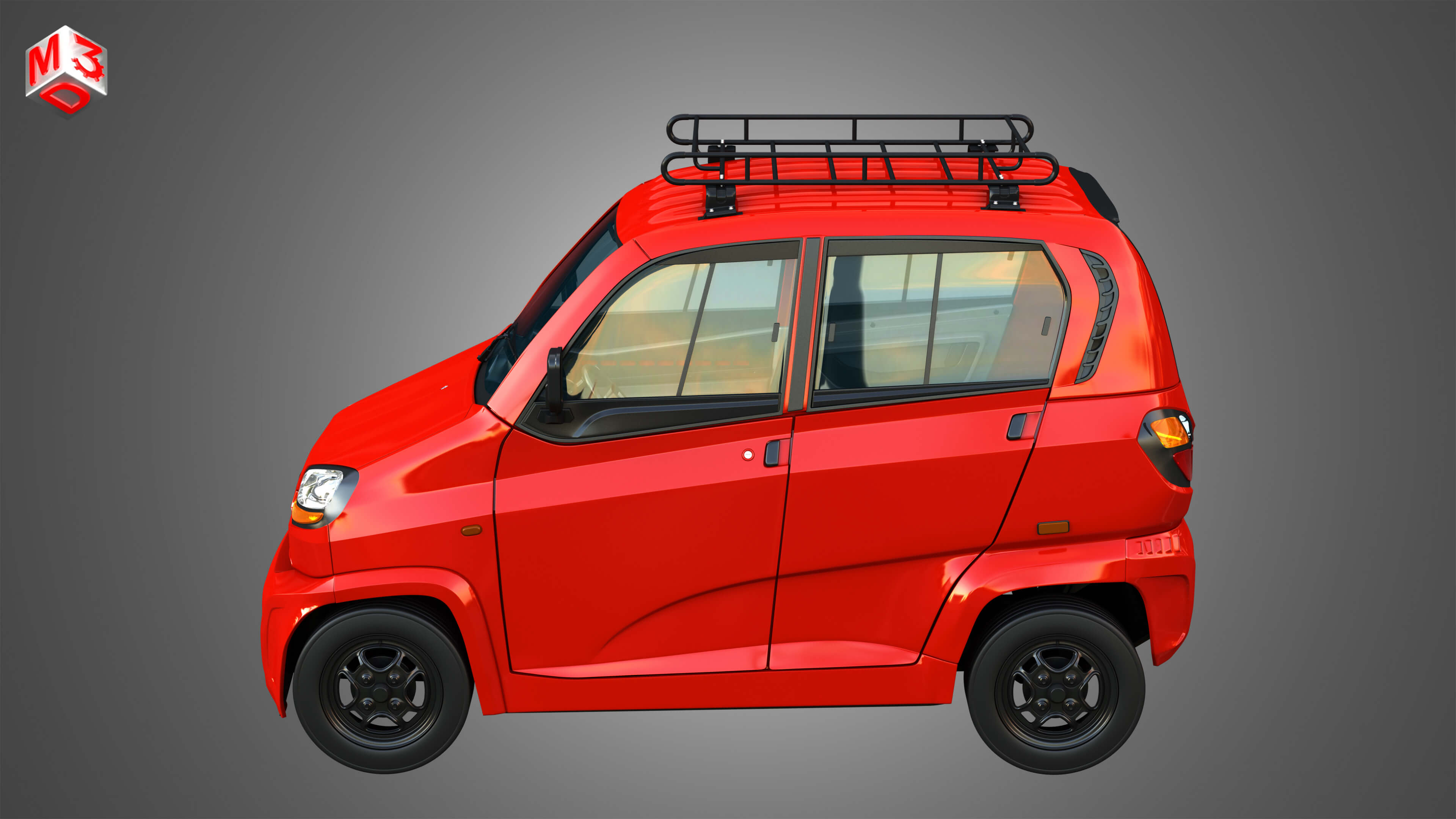 Bajaj Qute Car - 3D Model by Markos3d