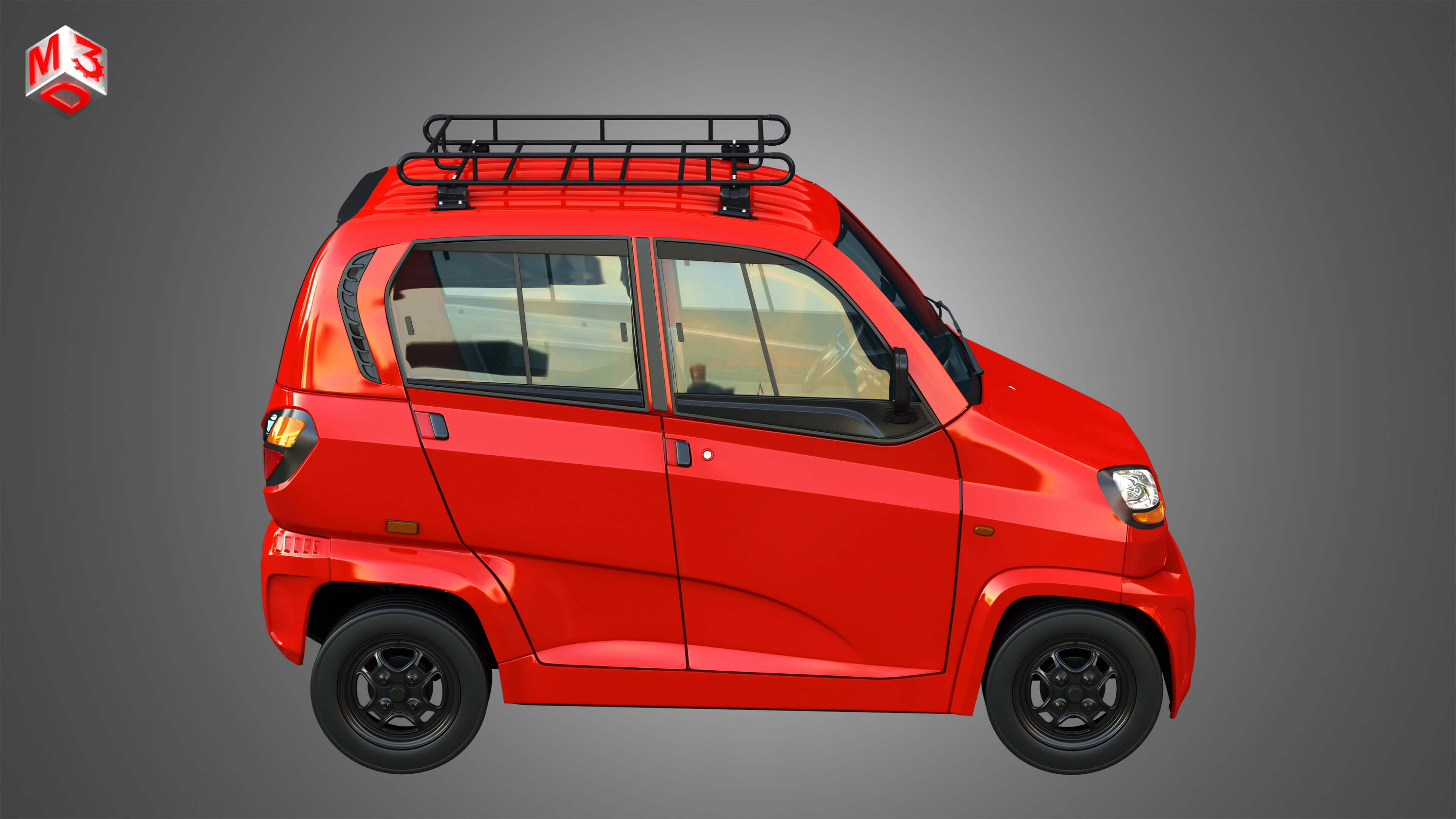 Bajaj Qute Car - 3D Model by Markos3d