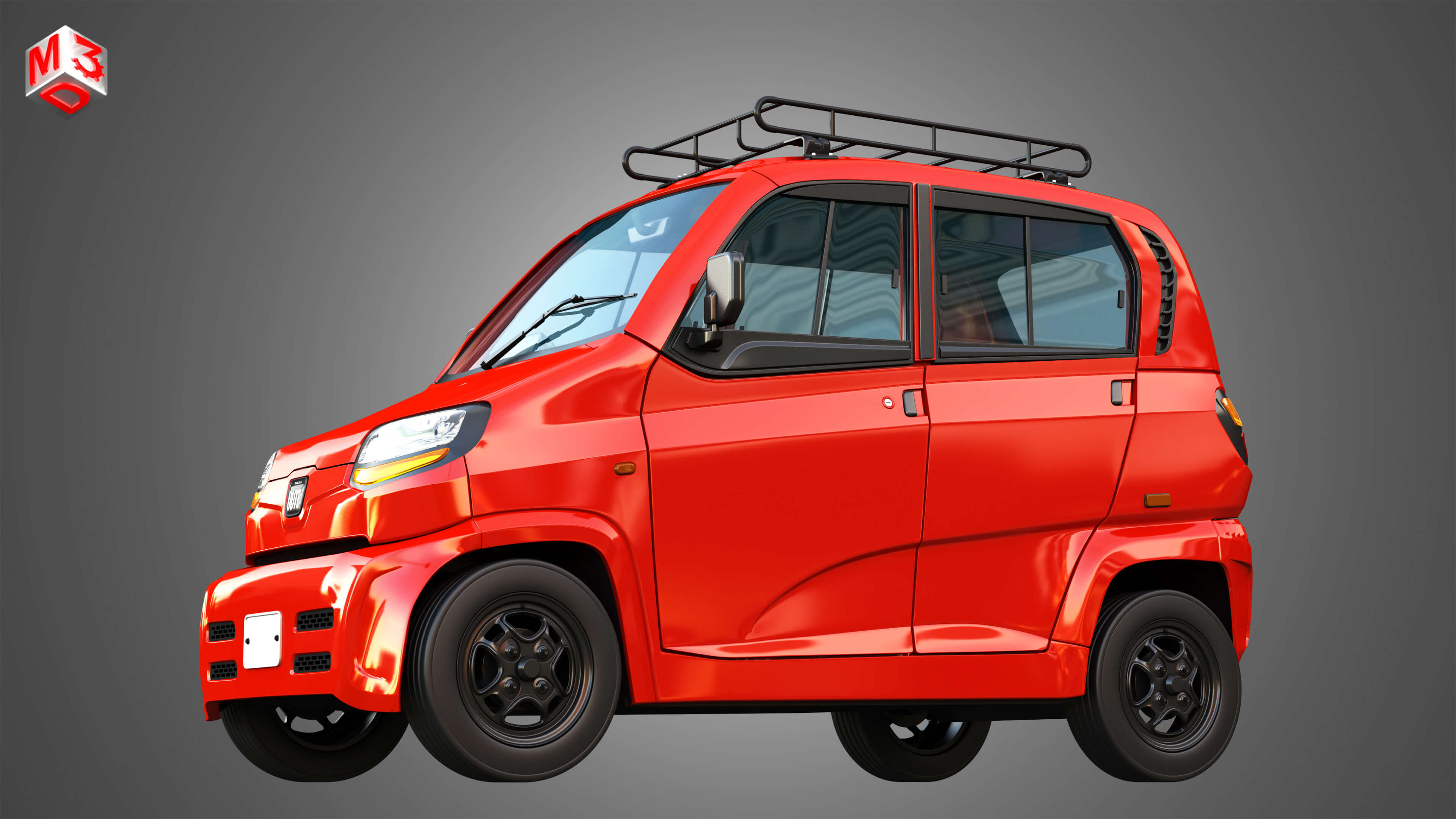 Bajaj Qute Car - 3D Model by Markos3d