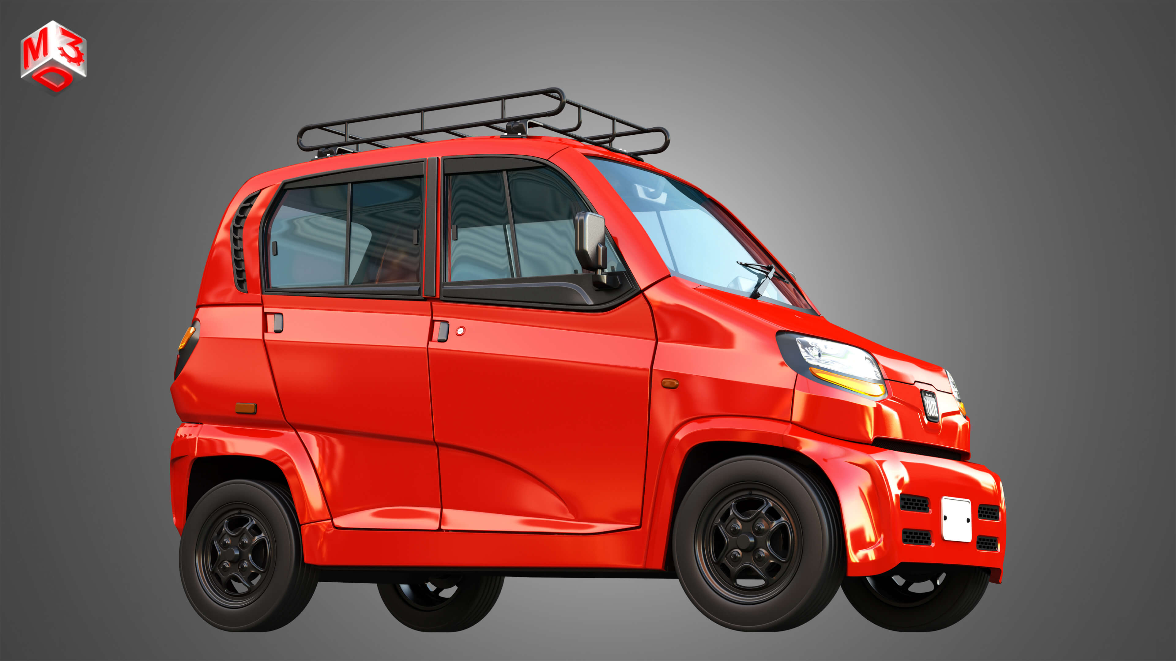 Bajaj Qute Car - 3D Model by Markos3d