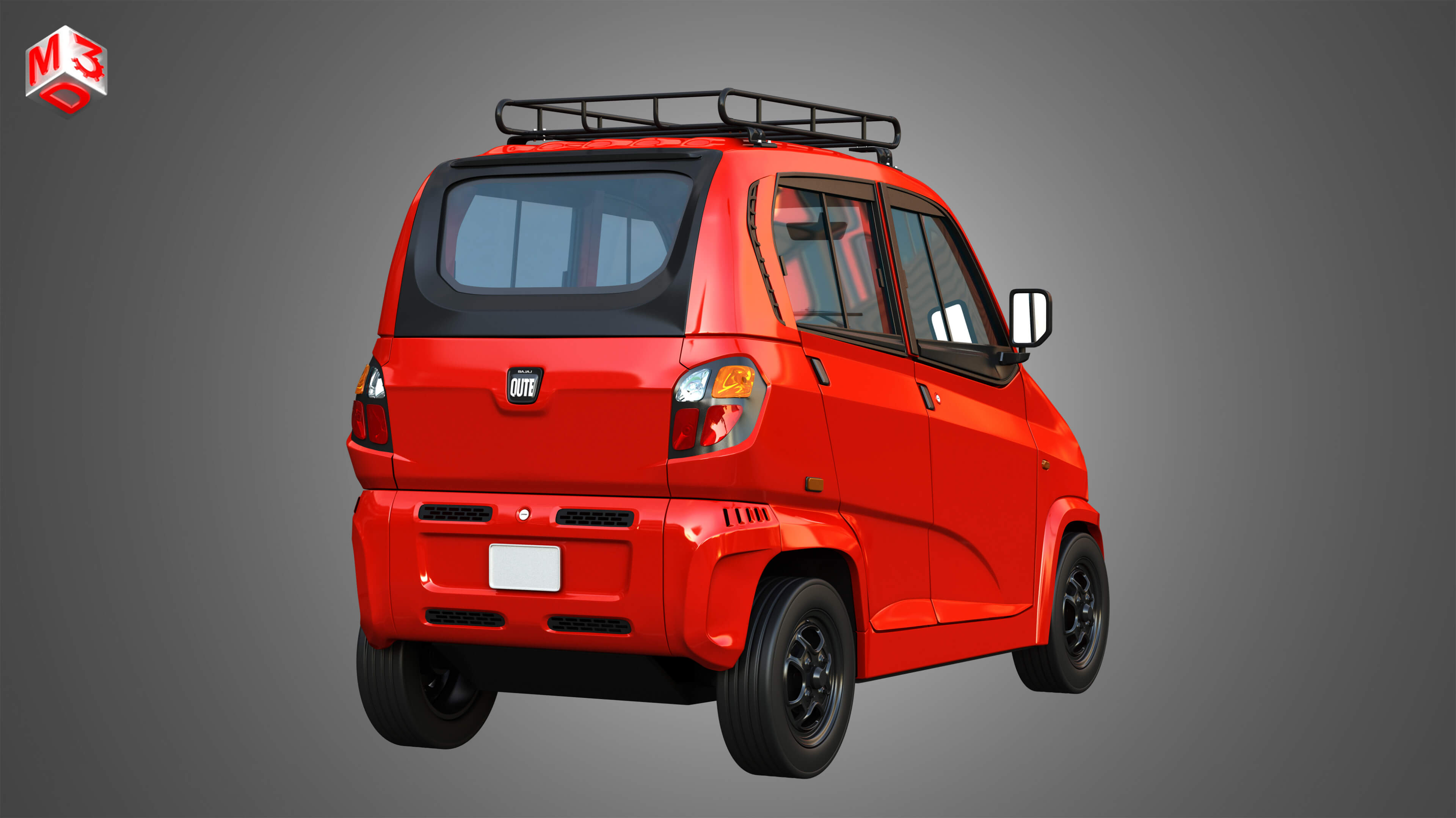 Bajaj Qute Car - 3D Model by Markos3d