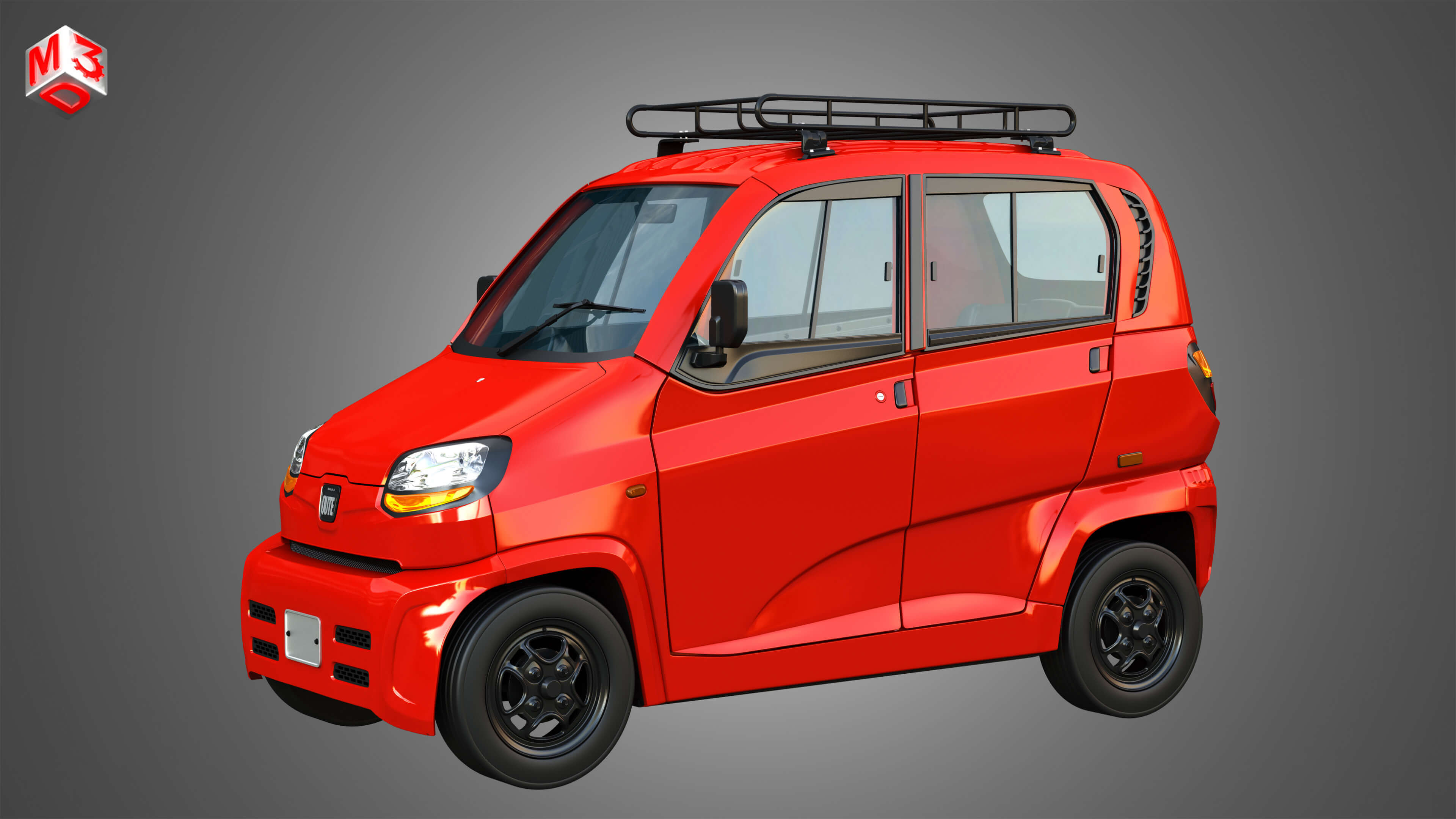 Bajaj Qute Car - 3D Model by Markos3d