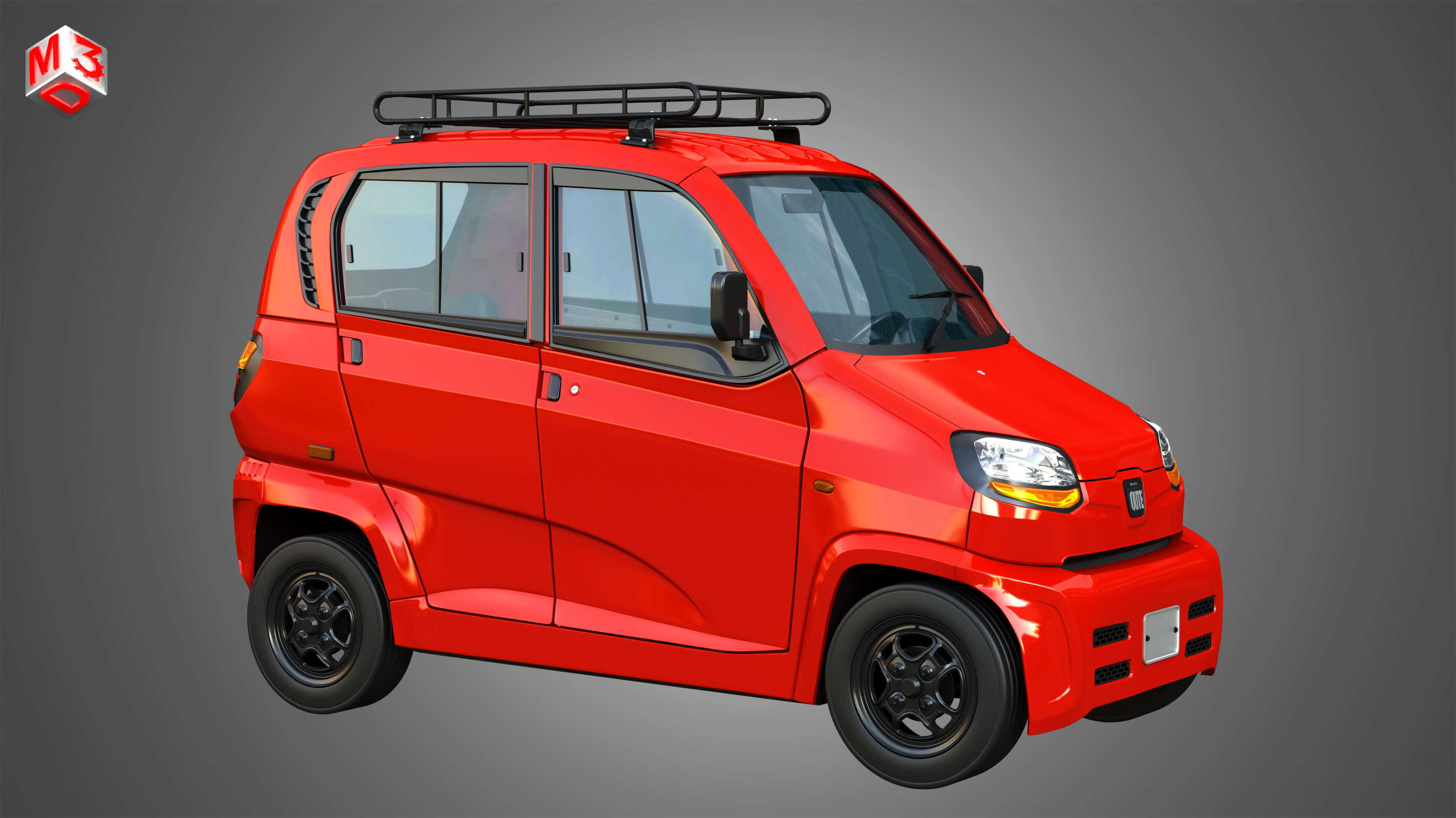Bajaj Qute Car - 3D Model by Markos3d
