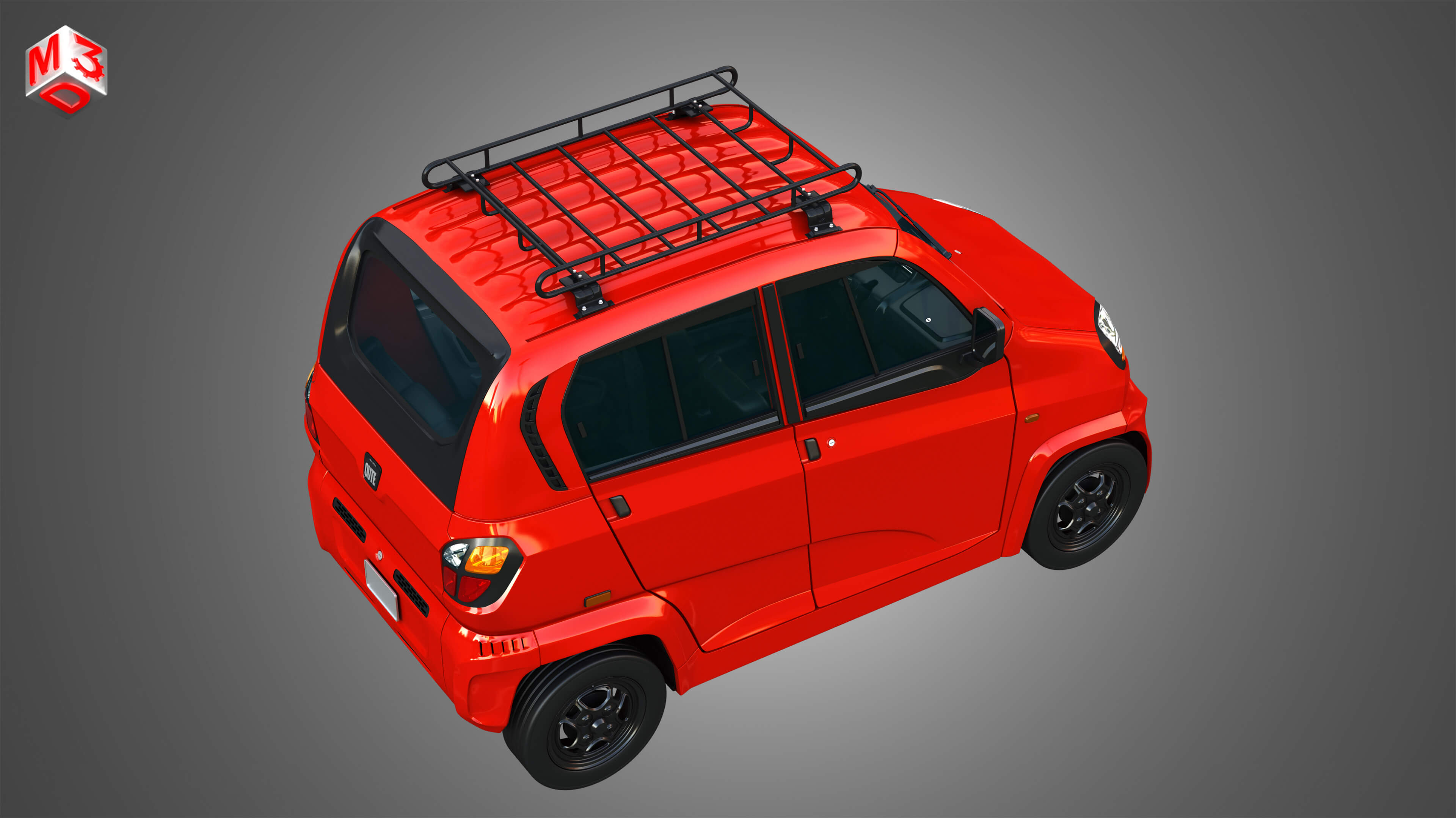 Bajaj Qute Car - 3D Model by Markos3d