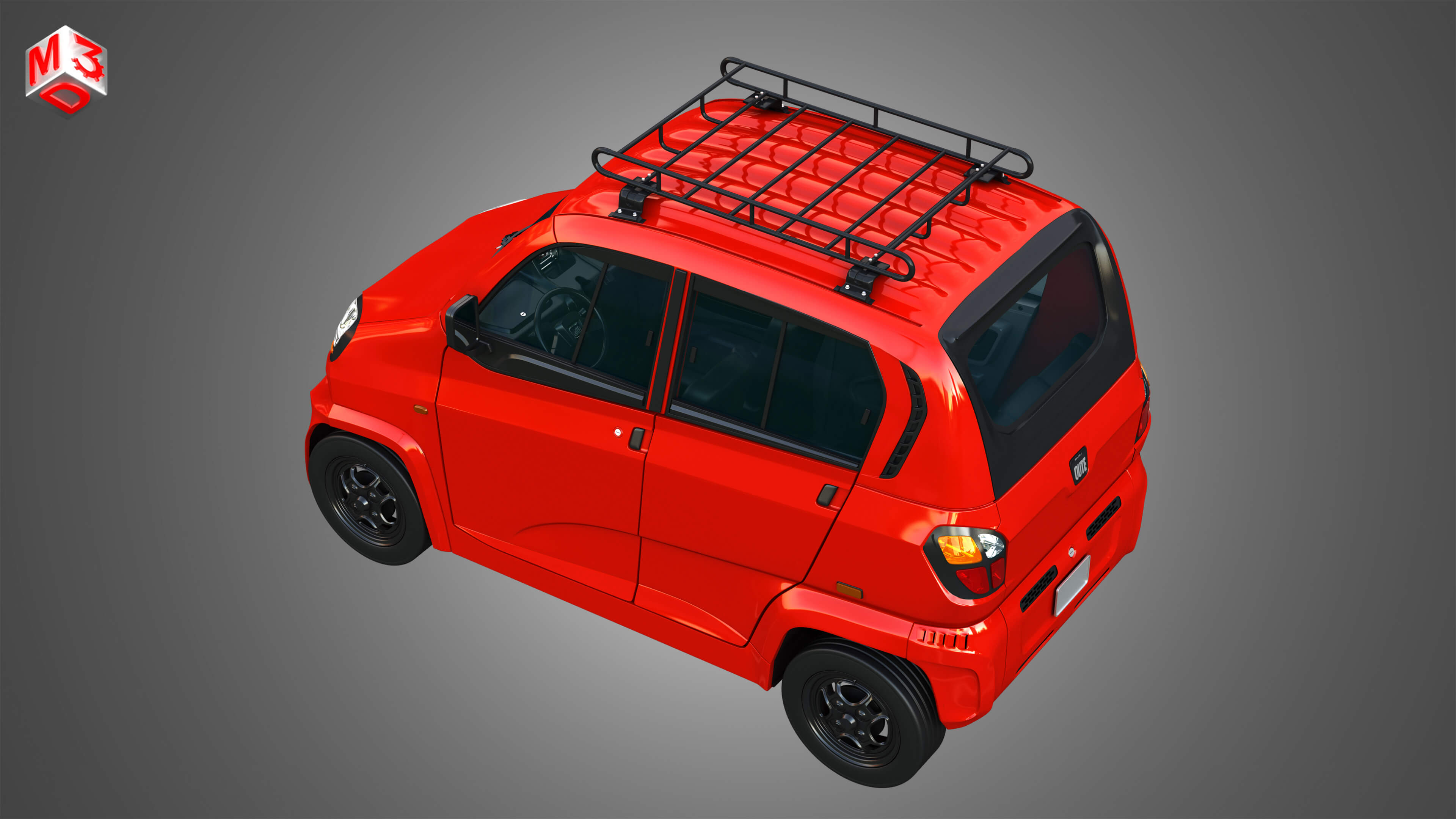 Bajaj Qute Car - 3D Model by Markos3d