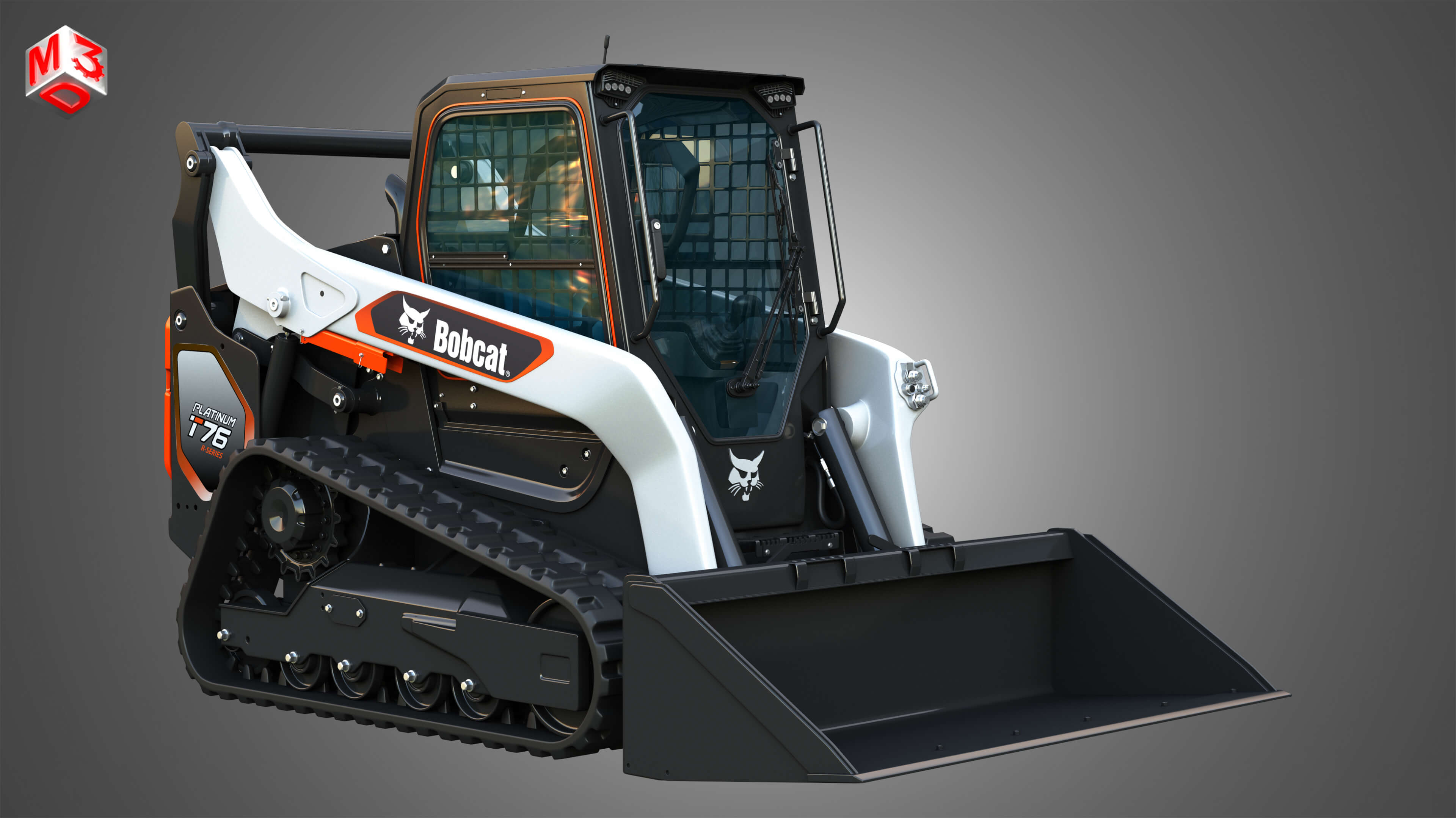 Bobcat T76 Platinum Compact Track Loader - 3D Model by Markos3d