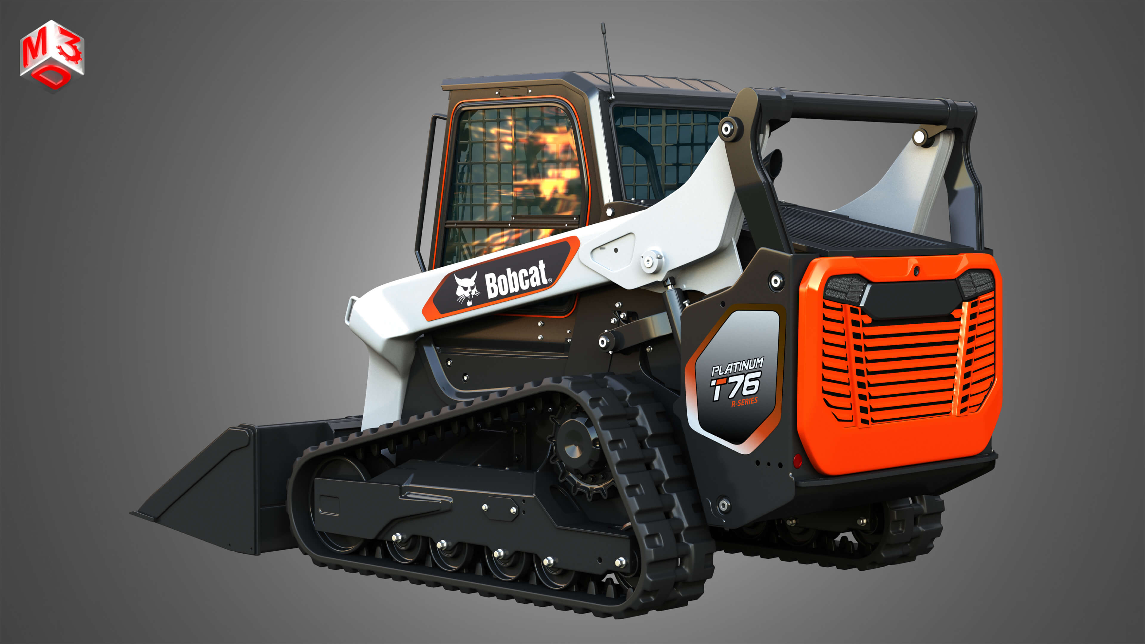 Bobcat T76 Platinum Compact Track Loader - 3D Model by Markos3d